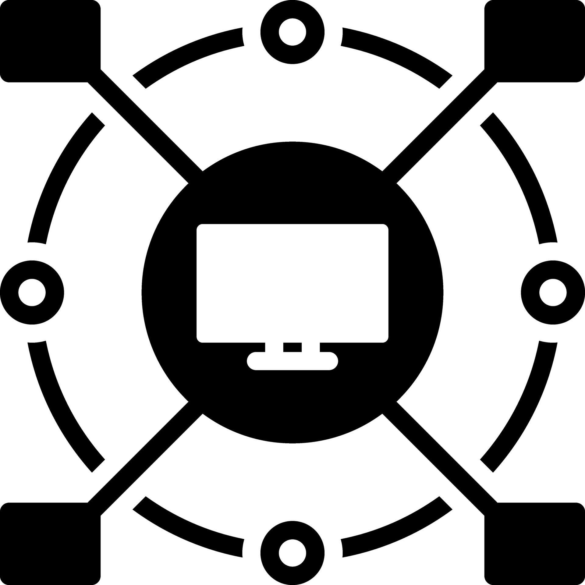 solid icon for computerized 24930685 Vector Art at Vecteezy