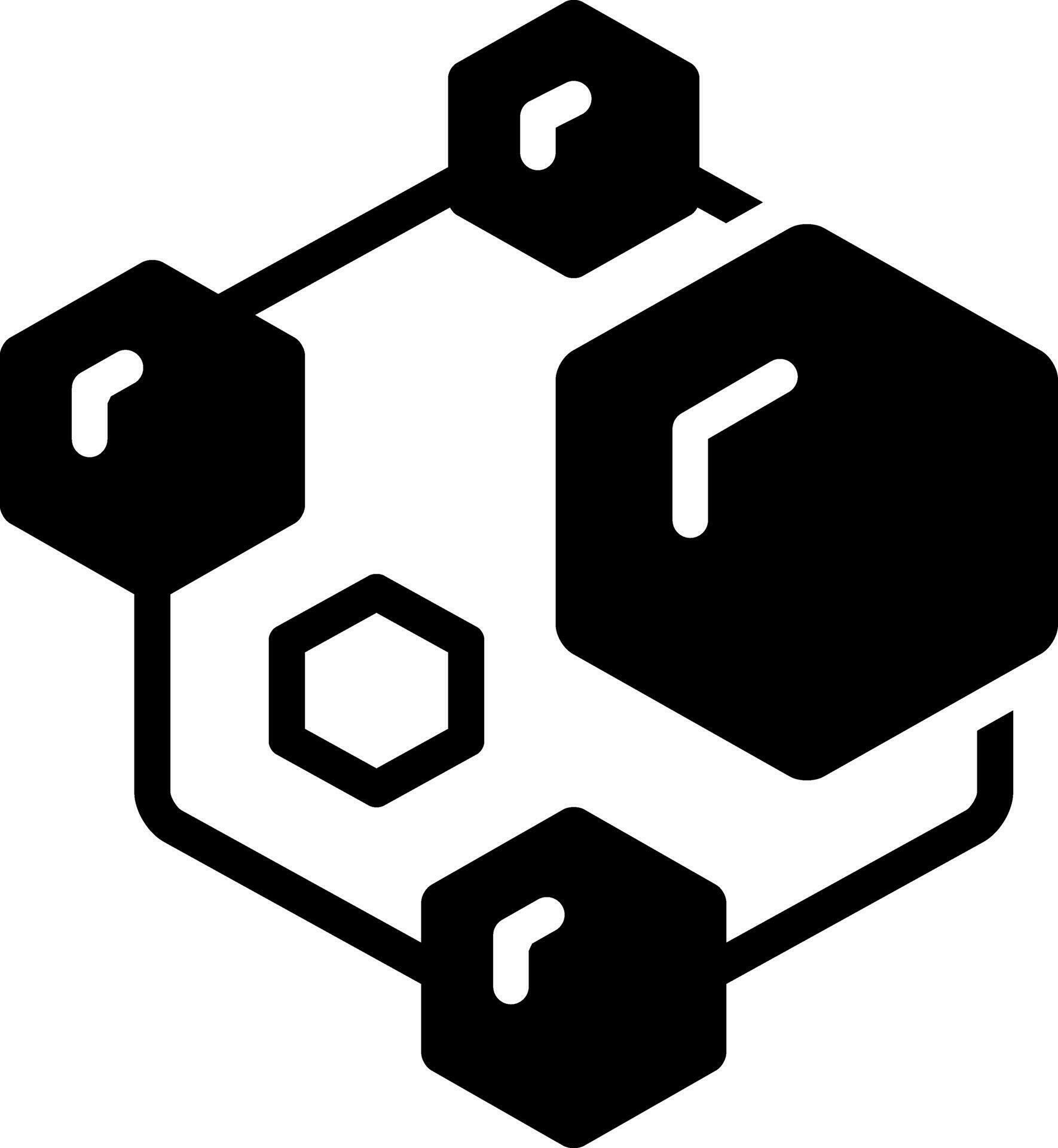 solid icon for modularity 24930740 Vector Art at Vecteezy