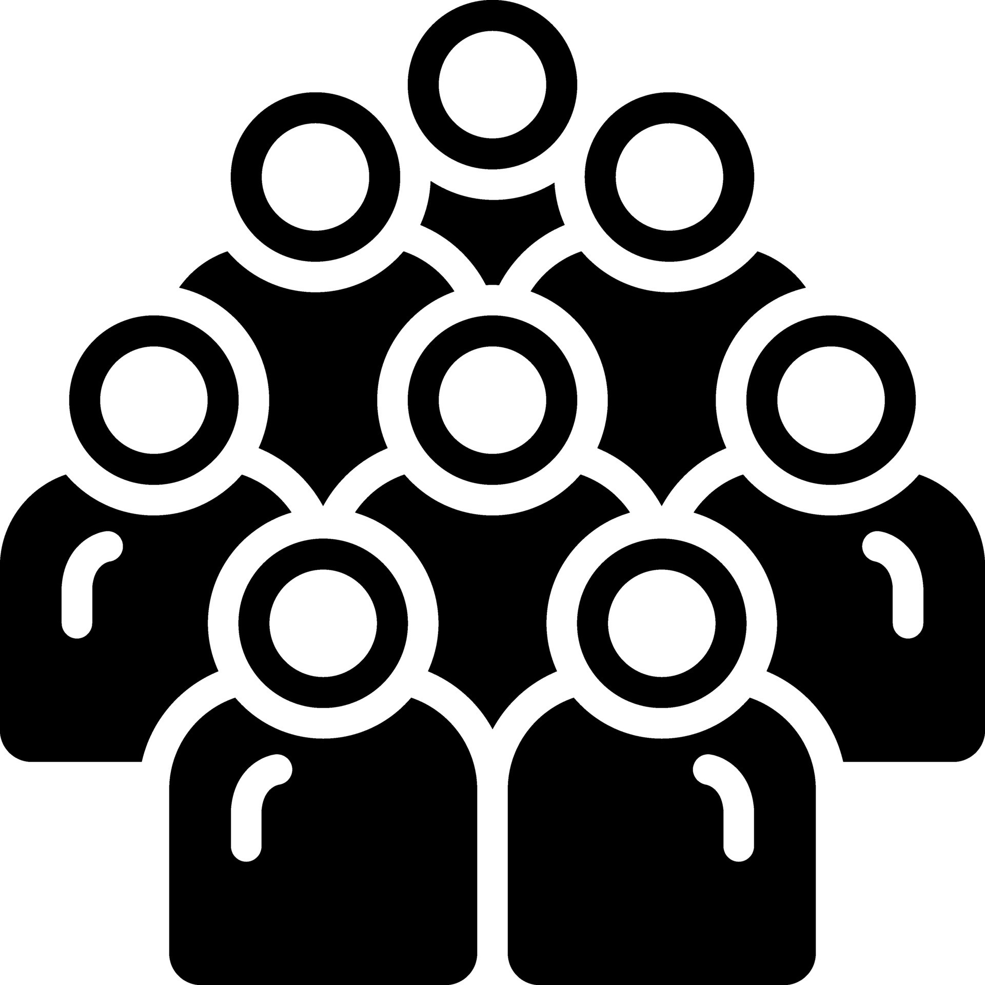 solid icon for multitude 24930741 Vector Art at Vecteezy