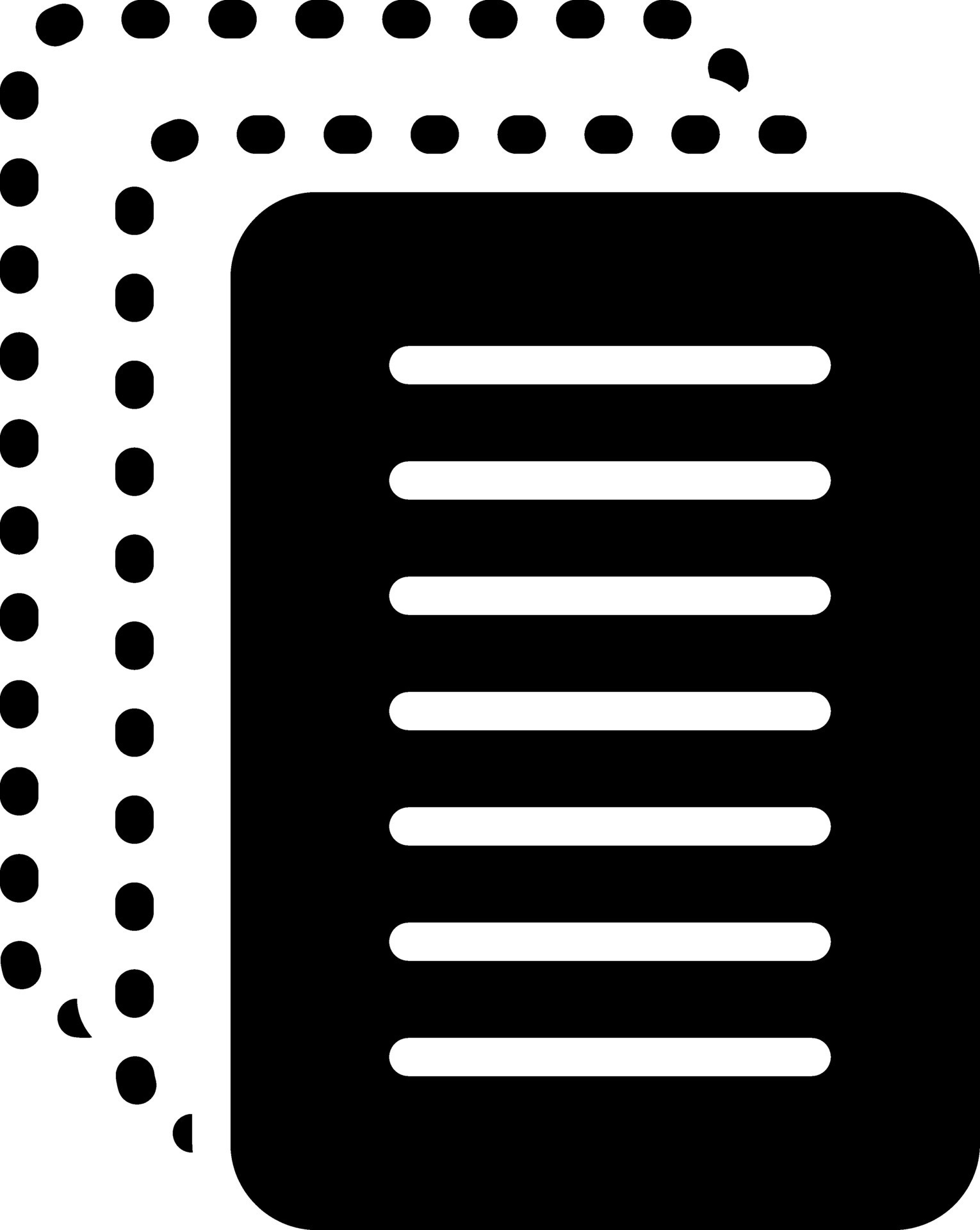 solid icon for paperless 24930841 Vector Art at Vecteezy