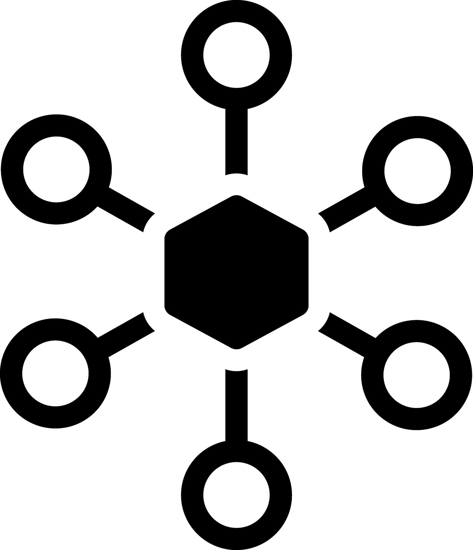 solid icon for network 24931109 Vector Art at Vecteezy