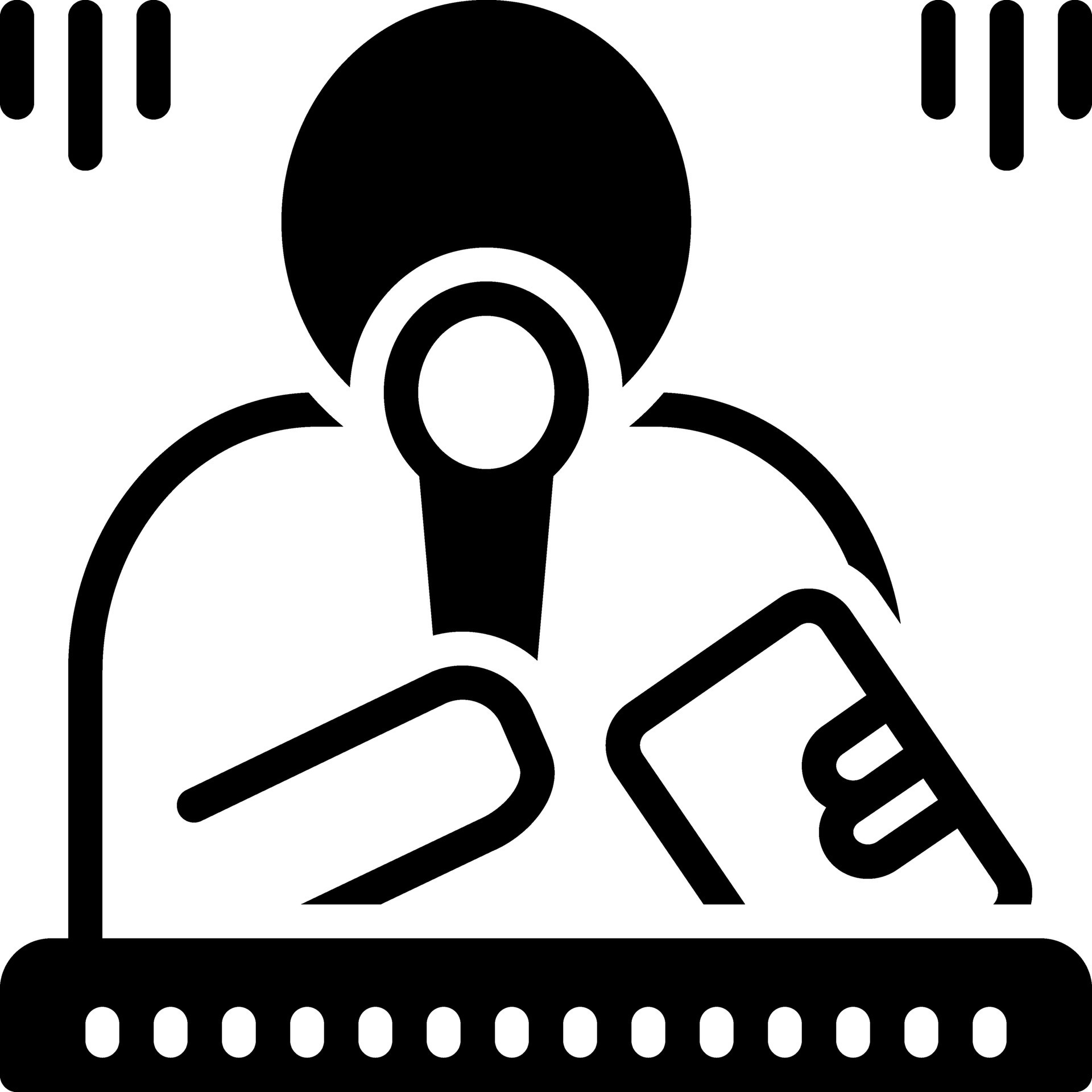 solid icon for emcee 24931124 Vector Art at Vecteezy