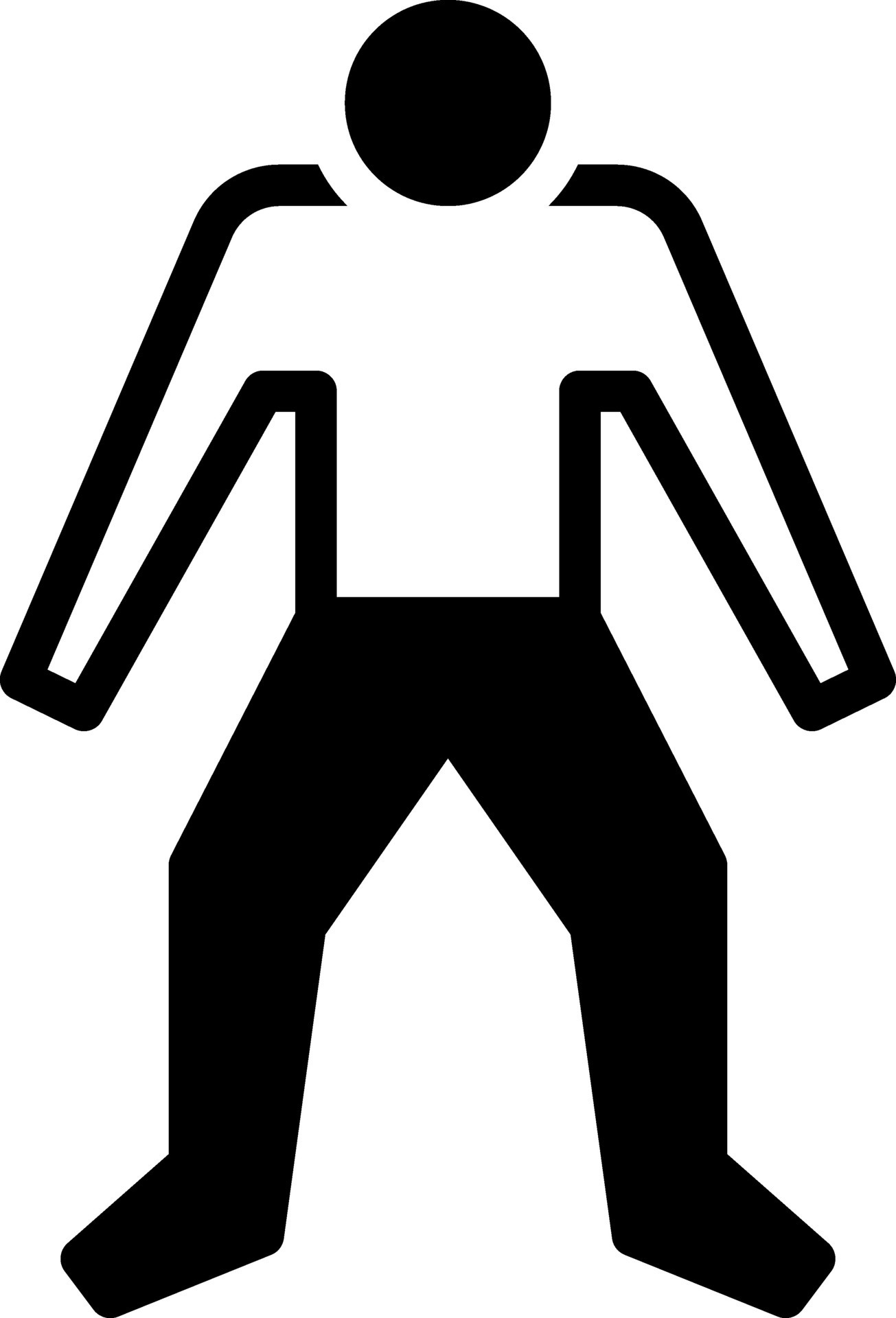 solid icon for human 24931558 Vector Art at Vecteezy