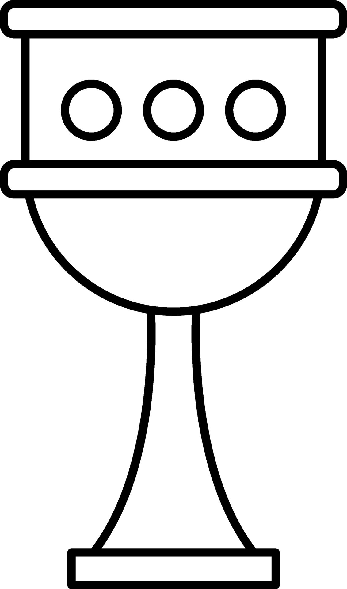 Black Thin Line Art Of Chalice Icon. 24950361 Vector Art at Vecteezy Black Thin Line Art Of Chalice Icon. 24950361 Vector Art at Vecteezy