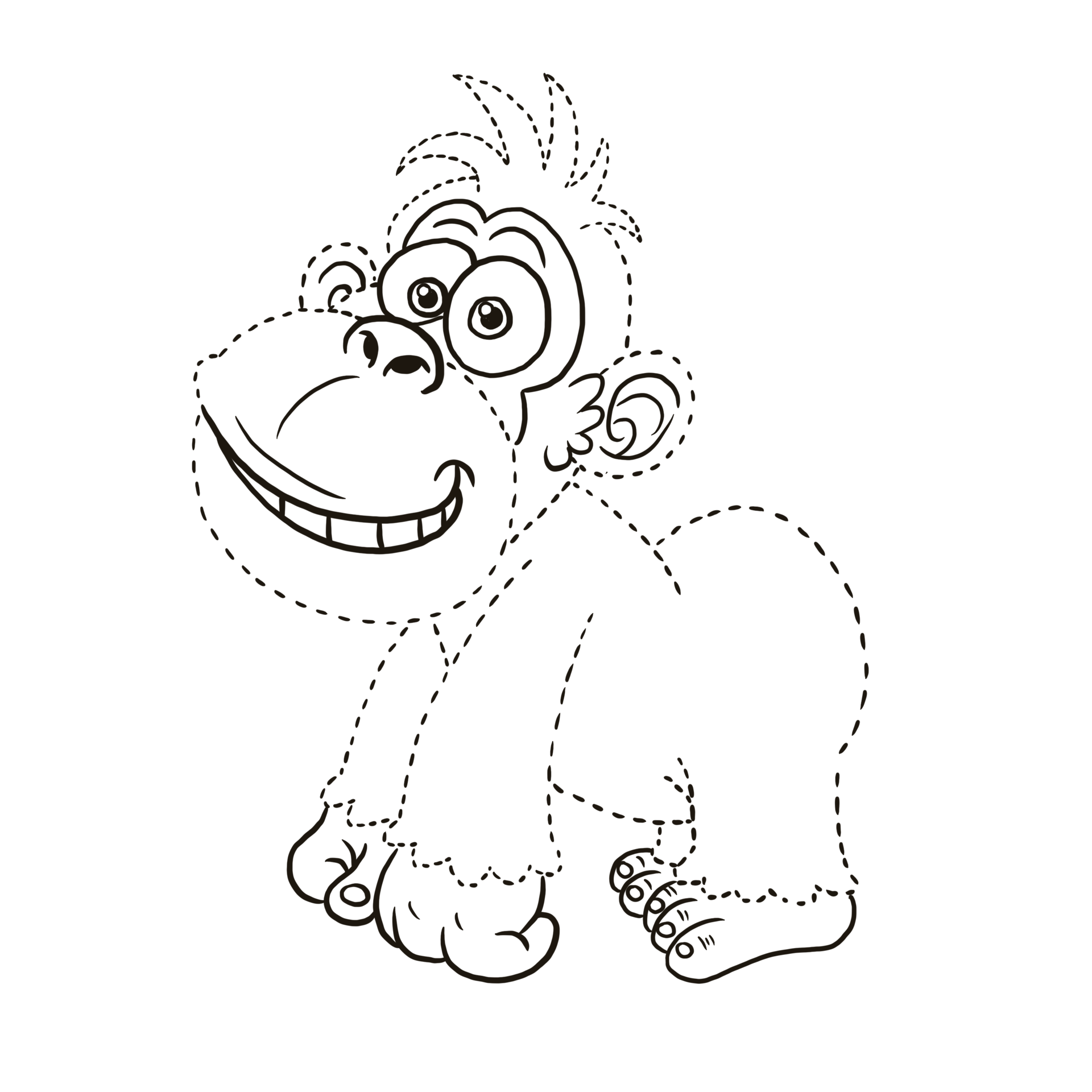Cartoon Doodle Kawaii Anime Coloring Page Cute Illustration Drawing Character Chibi Manga Comic