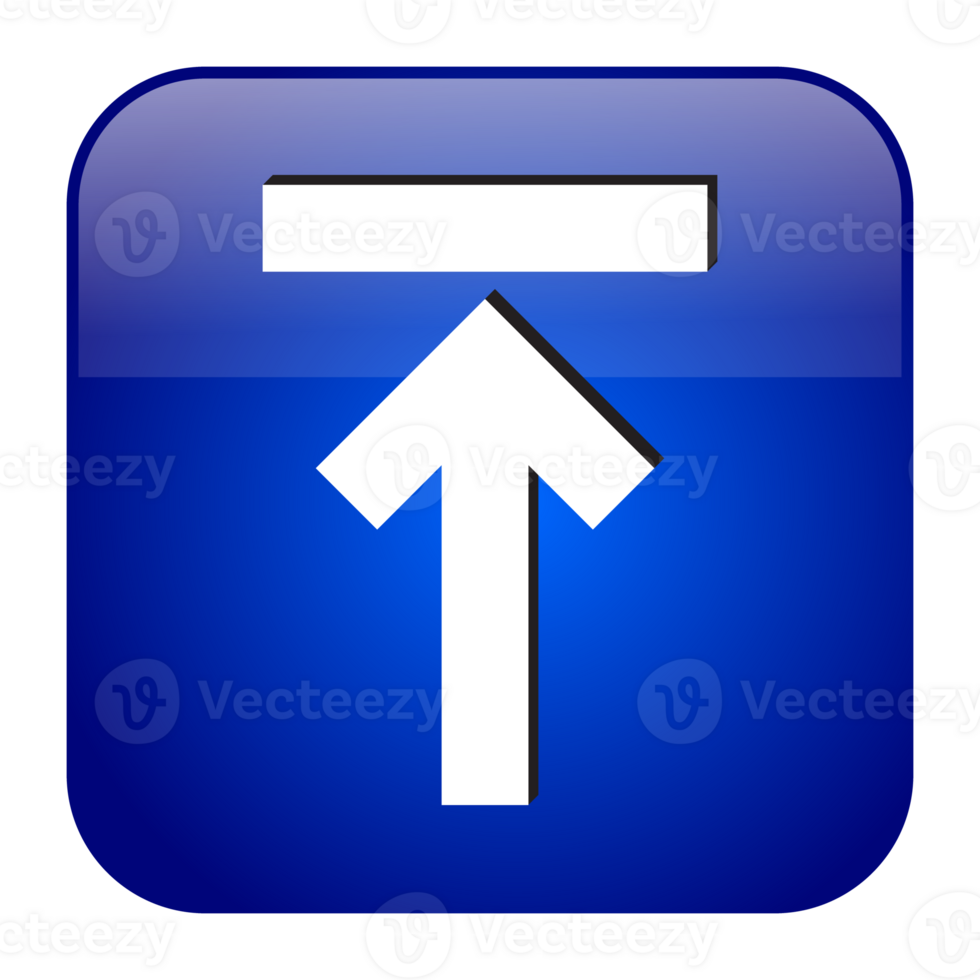 Arrow Icon, 3D Glossy Realistic Arrow Button, Shiny Arrow Button ...