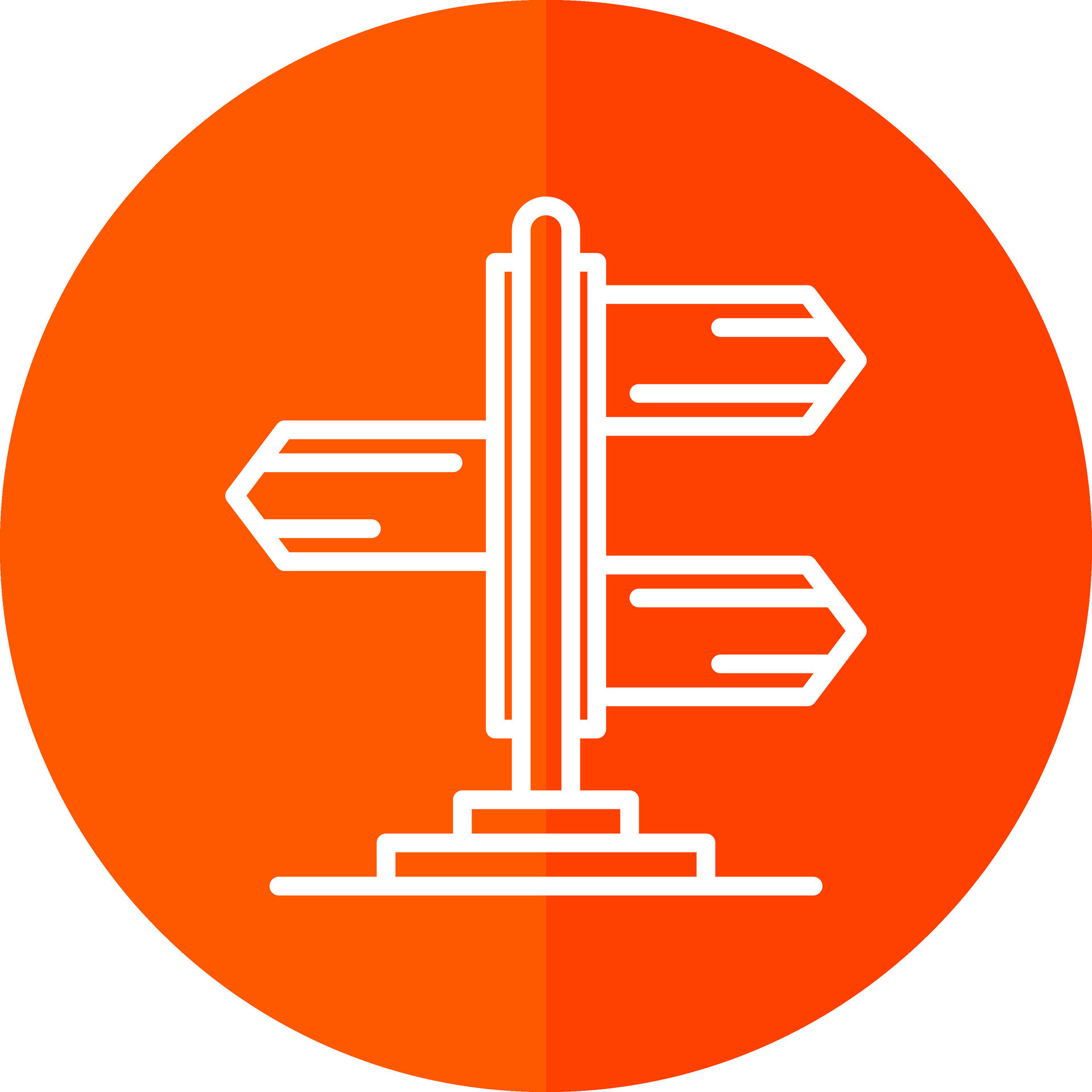 Sign post Vector Icon Design 24961683 Vector Art at Vecteezy