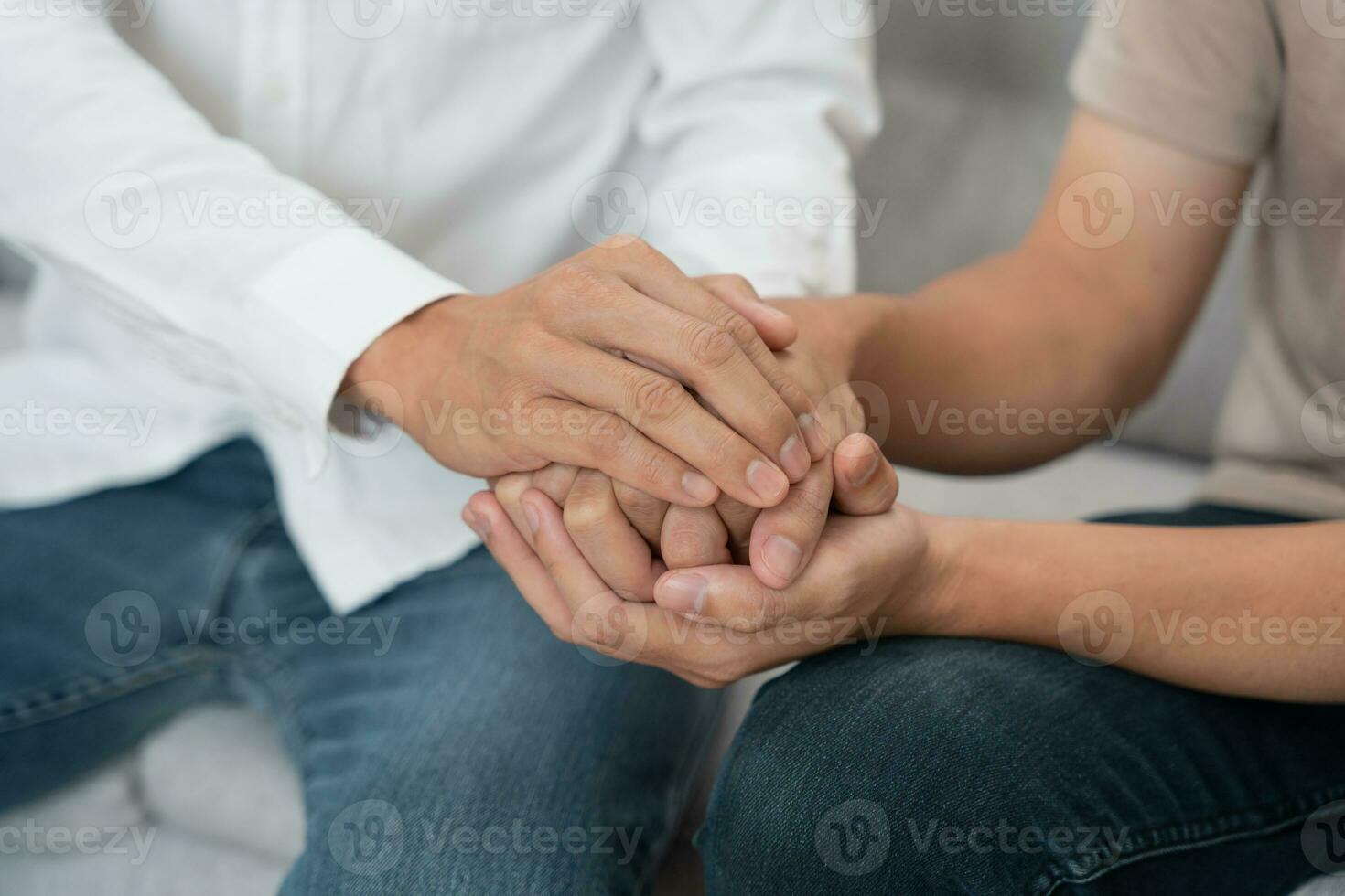 Lgbt Group Male Bisexualities Couple Holding Hands Showing Love Asian
