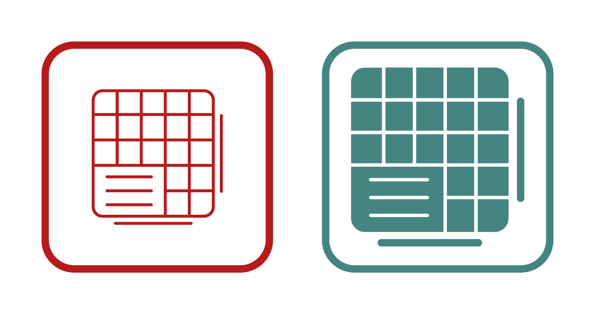 Table Data Vector Icon 24968945 Vector Art at Vecteezy