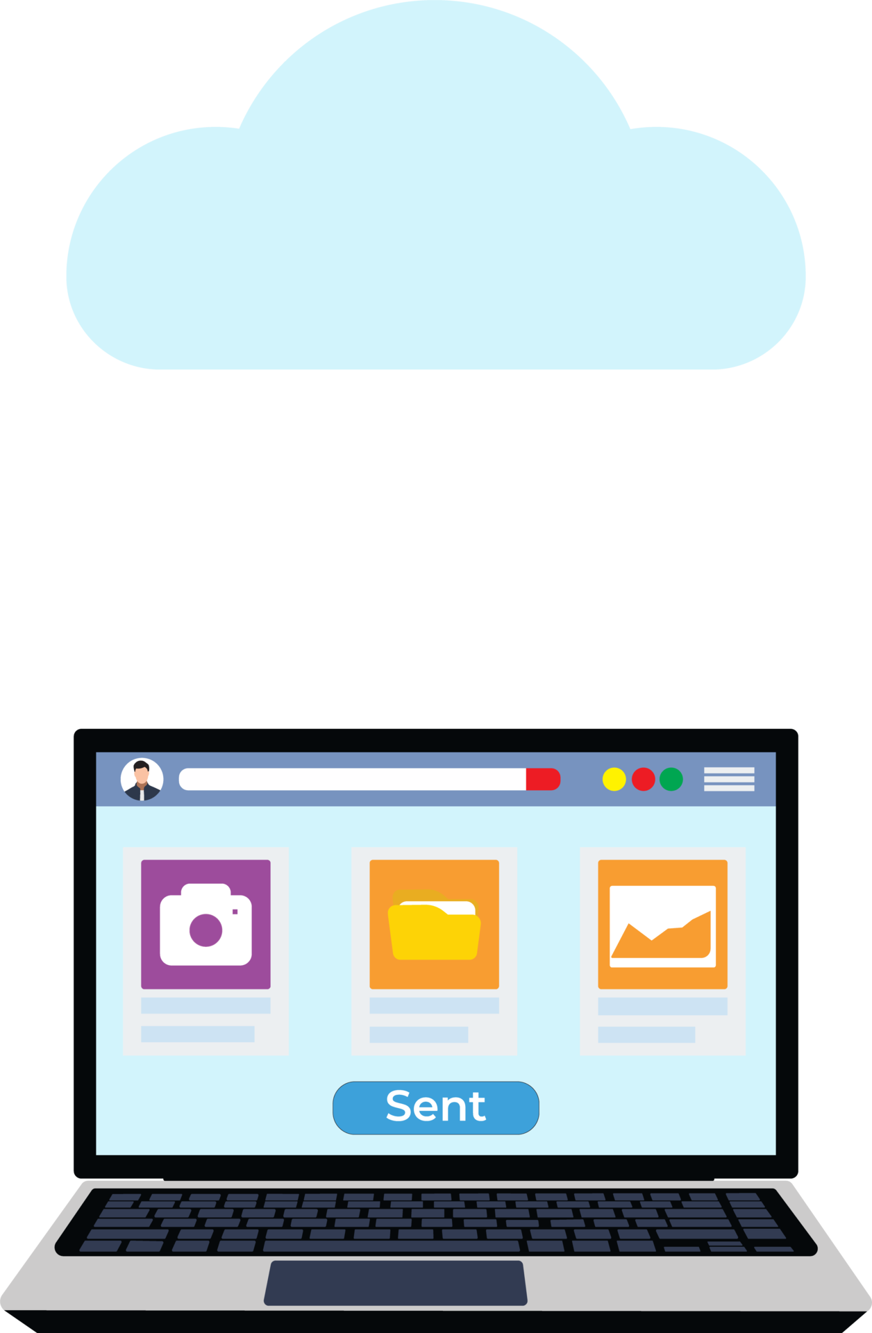 Files and information transferring to cloud storage. Cloud server and ... Files and information transferring to cloud storage. Cloud server and ...