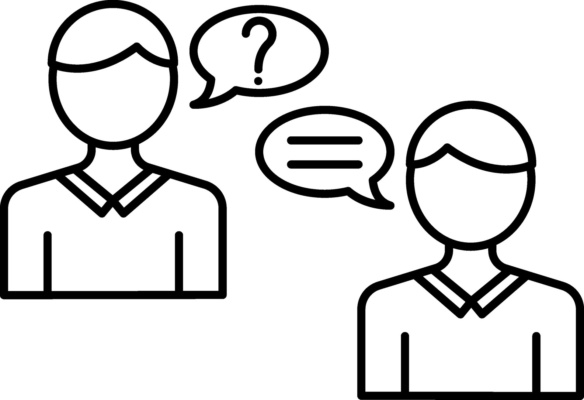 User Communication Icon In Black Outline. 24975547 Vector Art at Vecteezy User Communication Icon In Black Outline. 24975547 Vector Art at Vecteezy