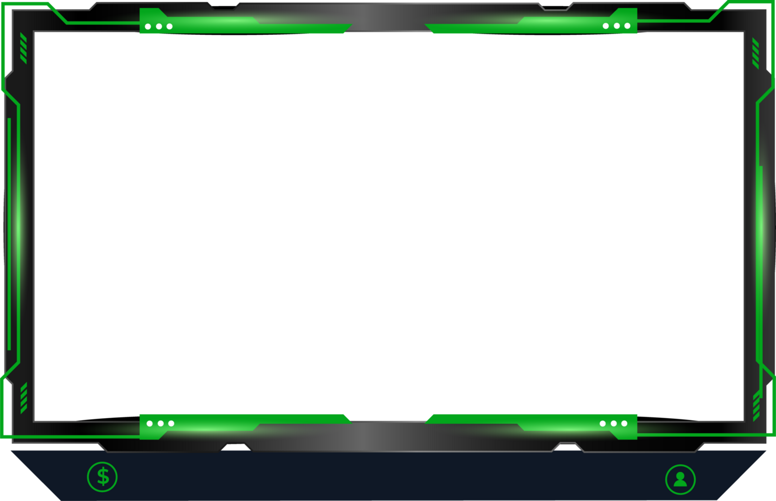 Gaming screen overlay decoration with futuristic shapes and dark color ... Gaming screen overlay decoration with futuristic shapes and dark color ...
