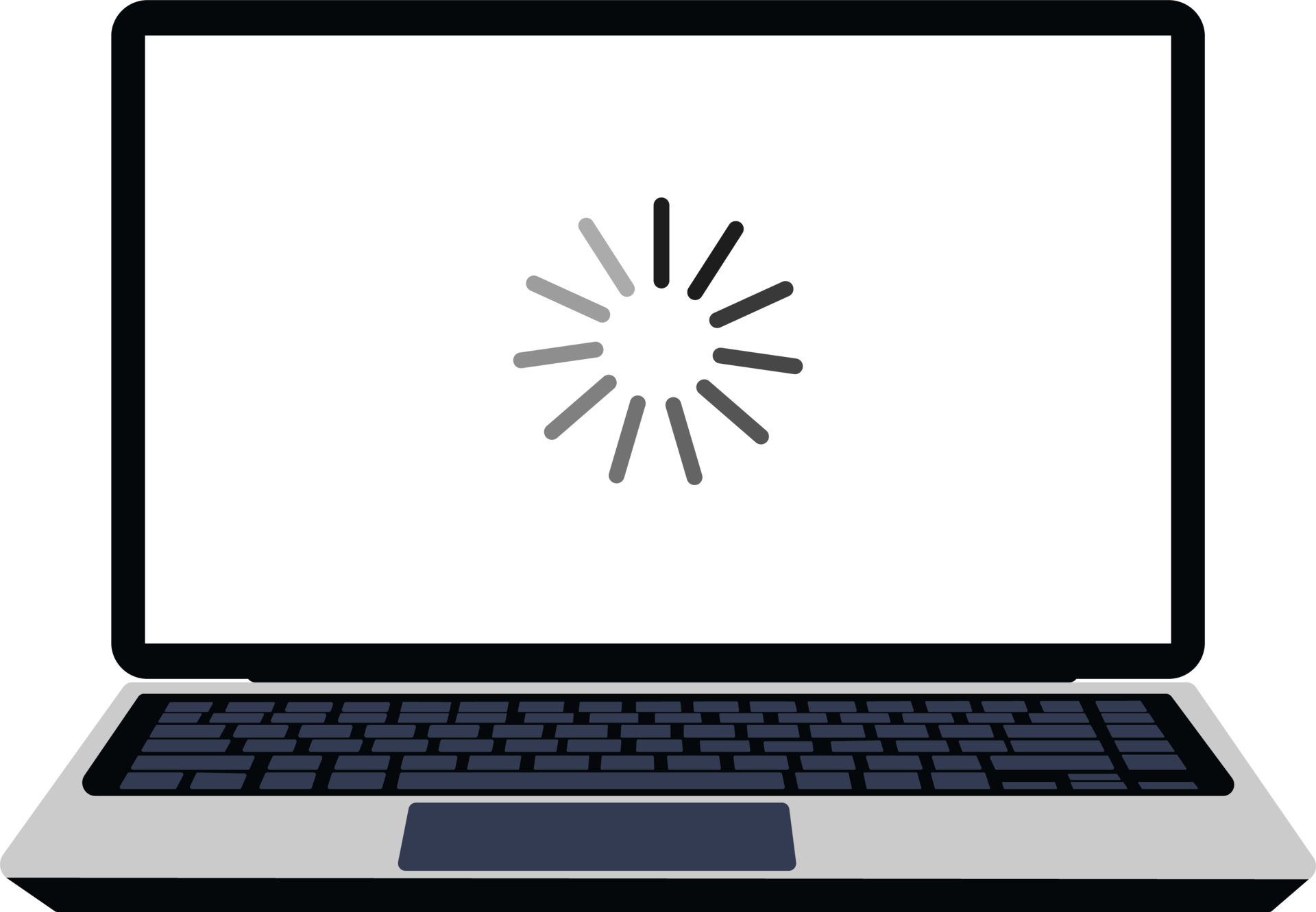 Loading screen on a laptop. Blank laptop screen loading. Laptop ... Loading screen on a laptop. Blank laptop screen loading. Laptop ...