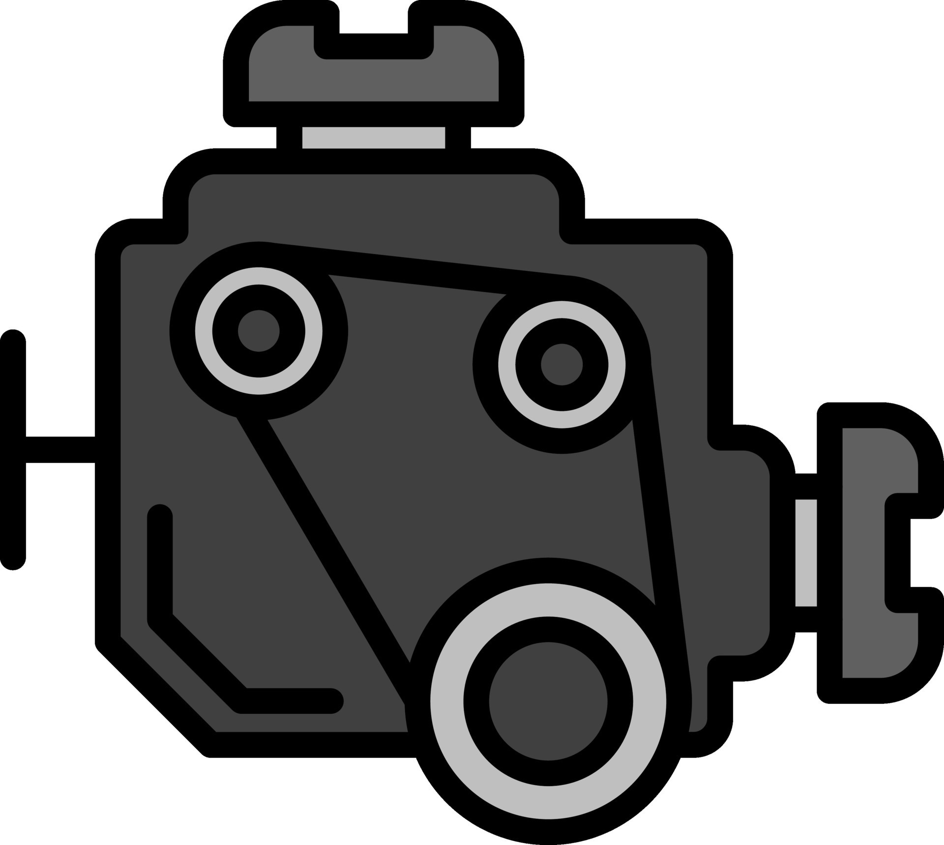 Engine Vector Icon Design 24981708 Vector Art at Vecteezy