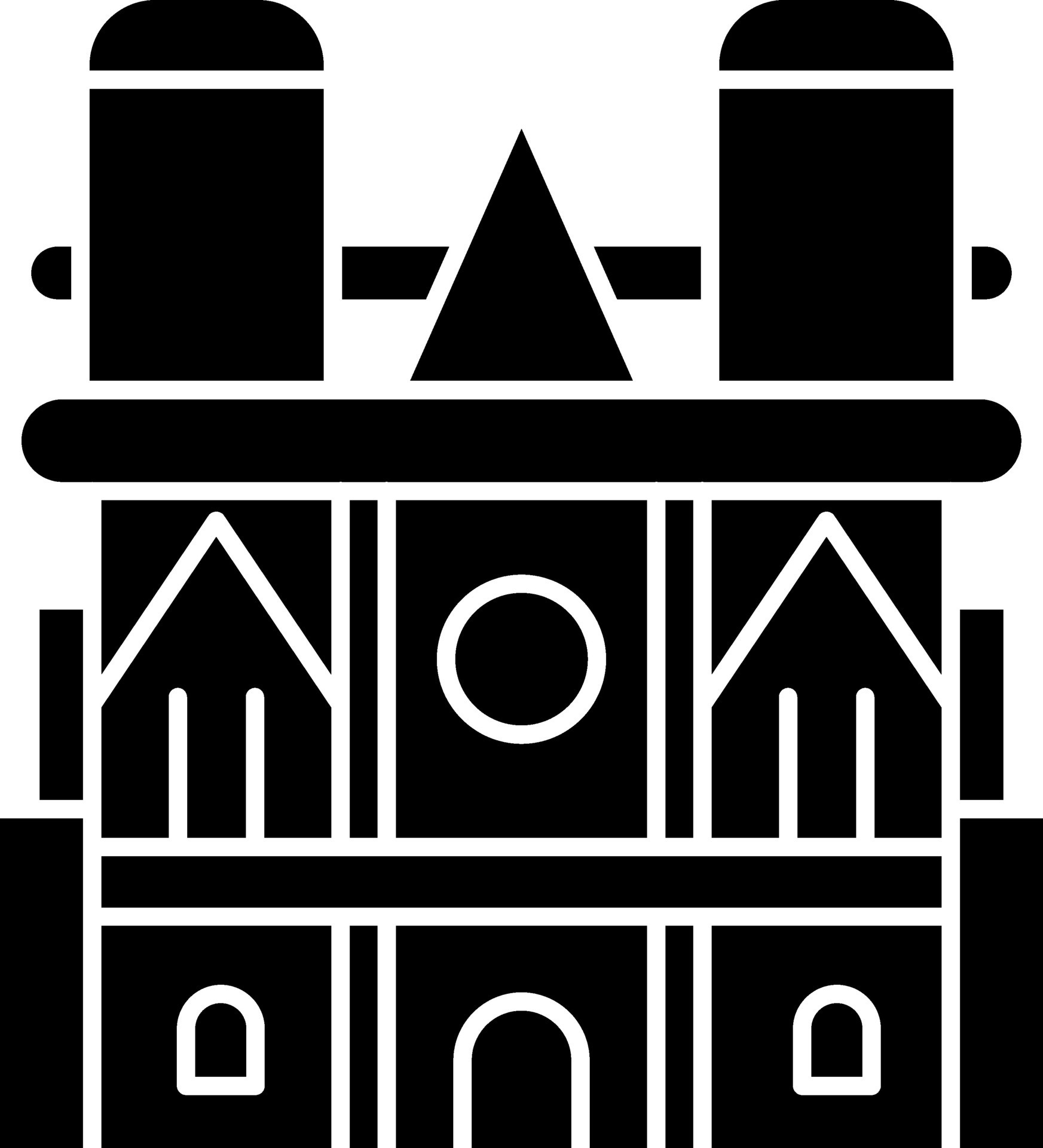 Notre dame Vector Icon Design 24981940 Vector Art at Vecteezy Notre dame Vector Icon Design 24981940 Vector Art at Vecteezy