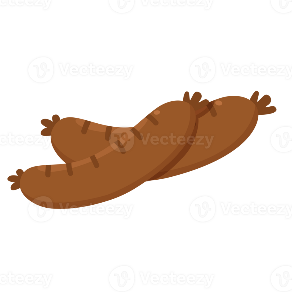 Grilled Sausage Cartoon 24984221 Png