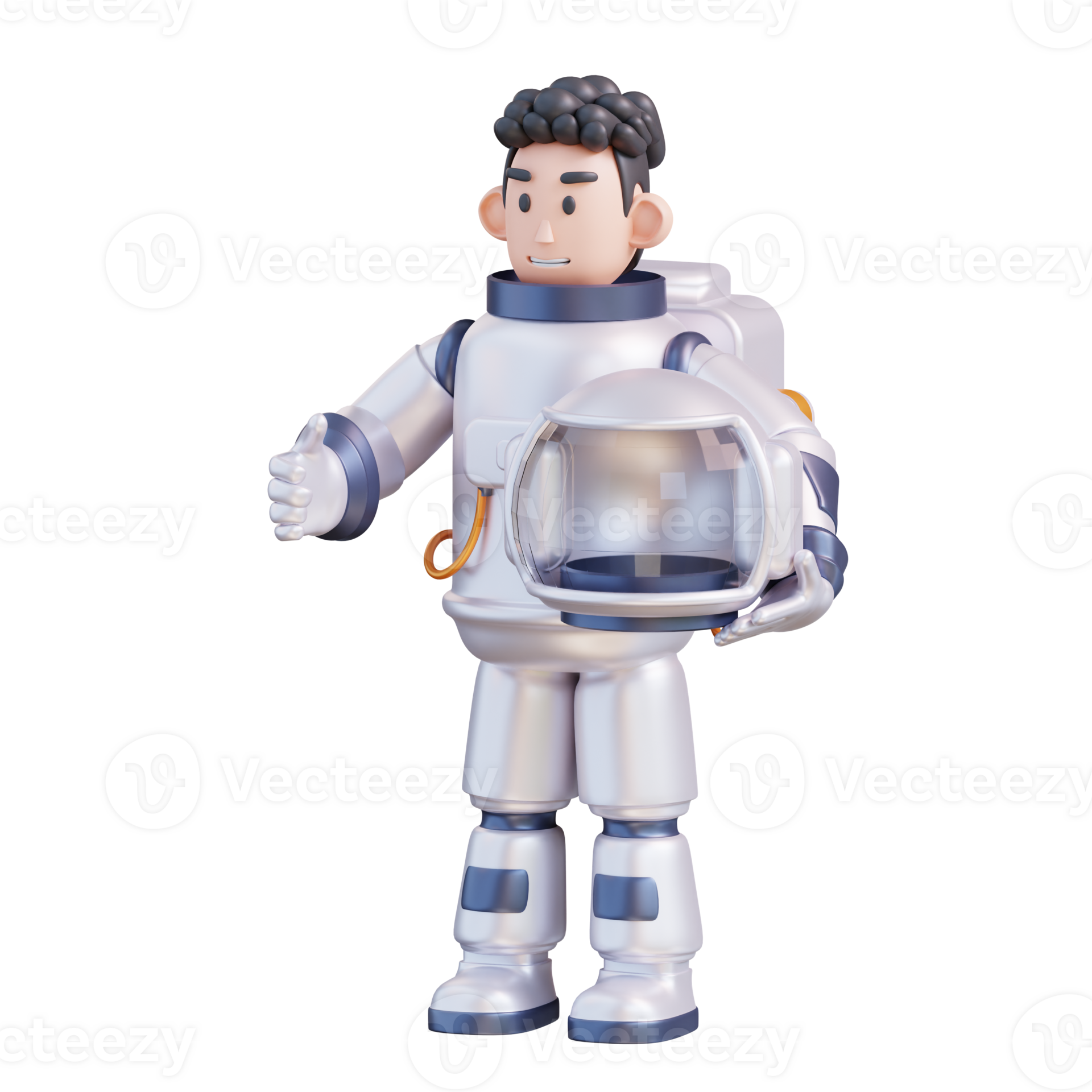 3d illustration astronaut holding a helmet 24984530 PNG 3d illustration astronaut holding a helmet 24984530 PNG
