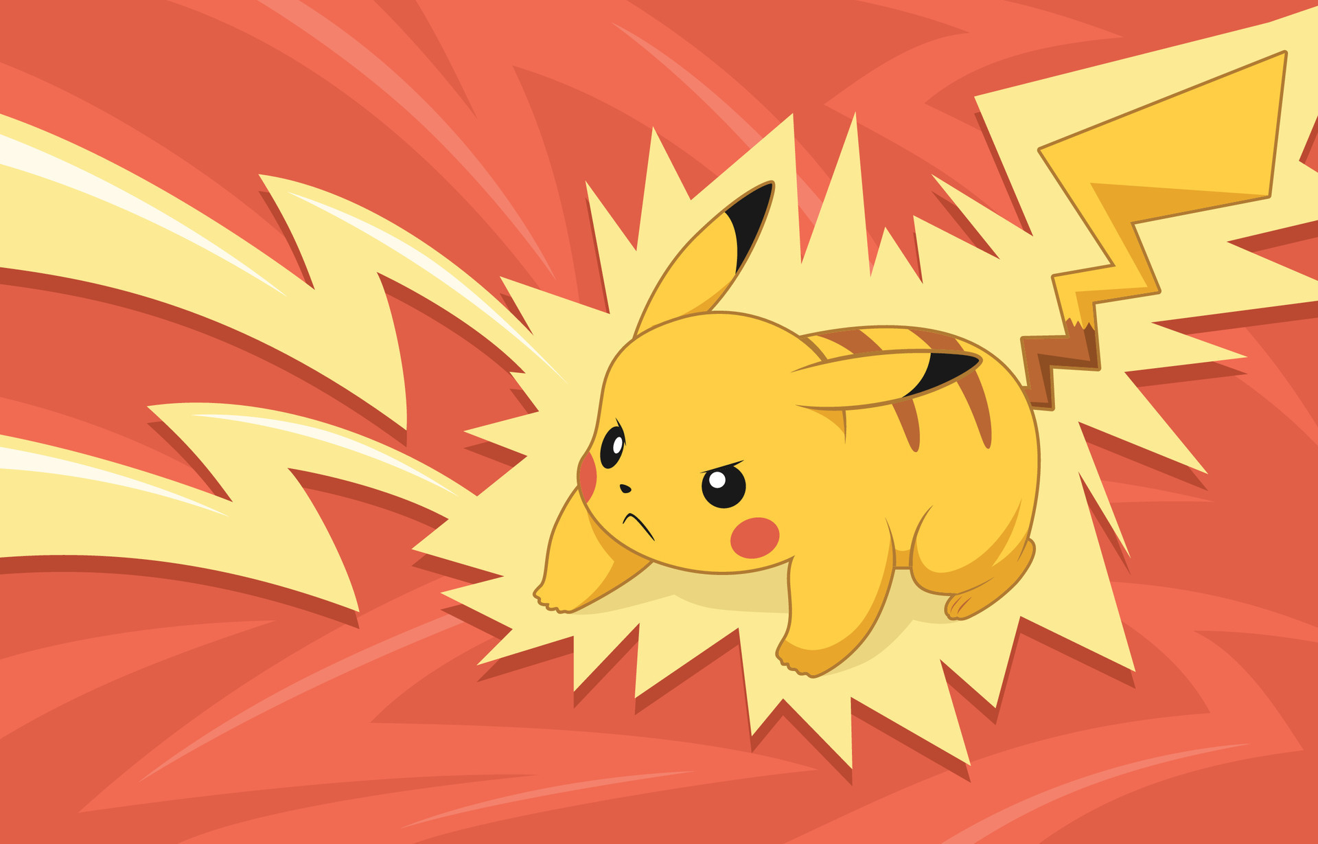 Pikachu Lightning Bolt Attack
