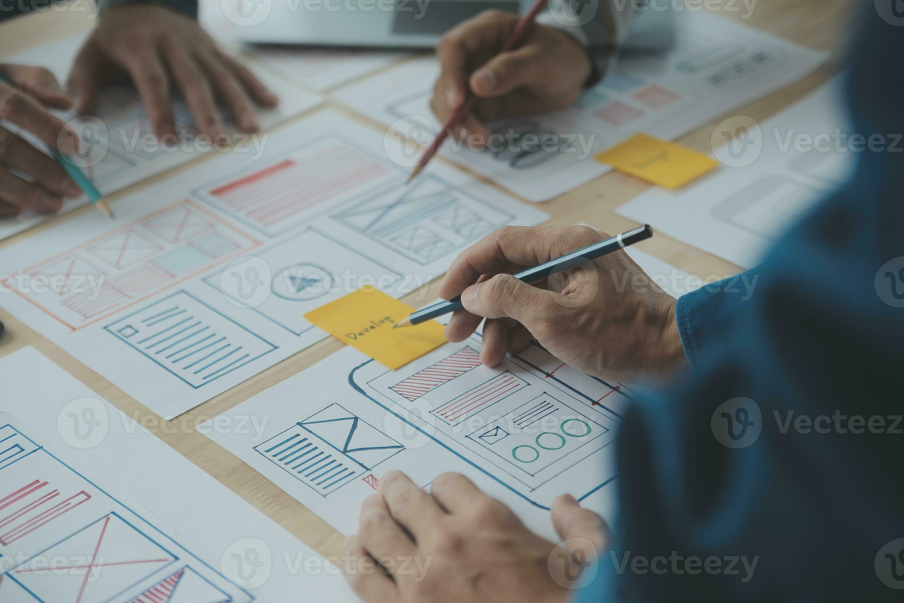 UX UI and Programming development technology. 24989569 Stock Photo at ...