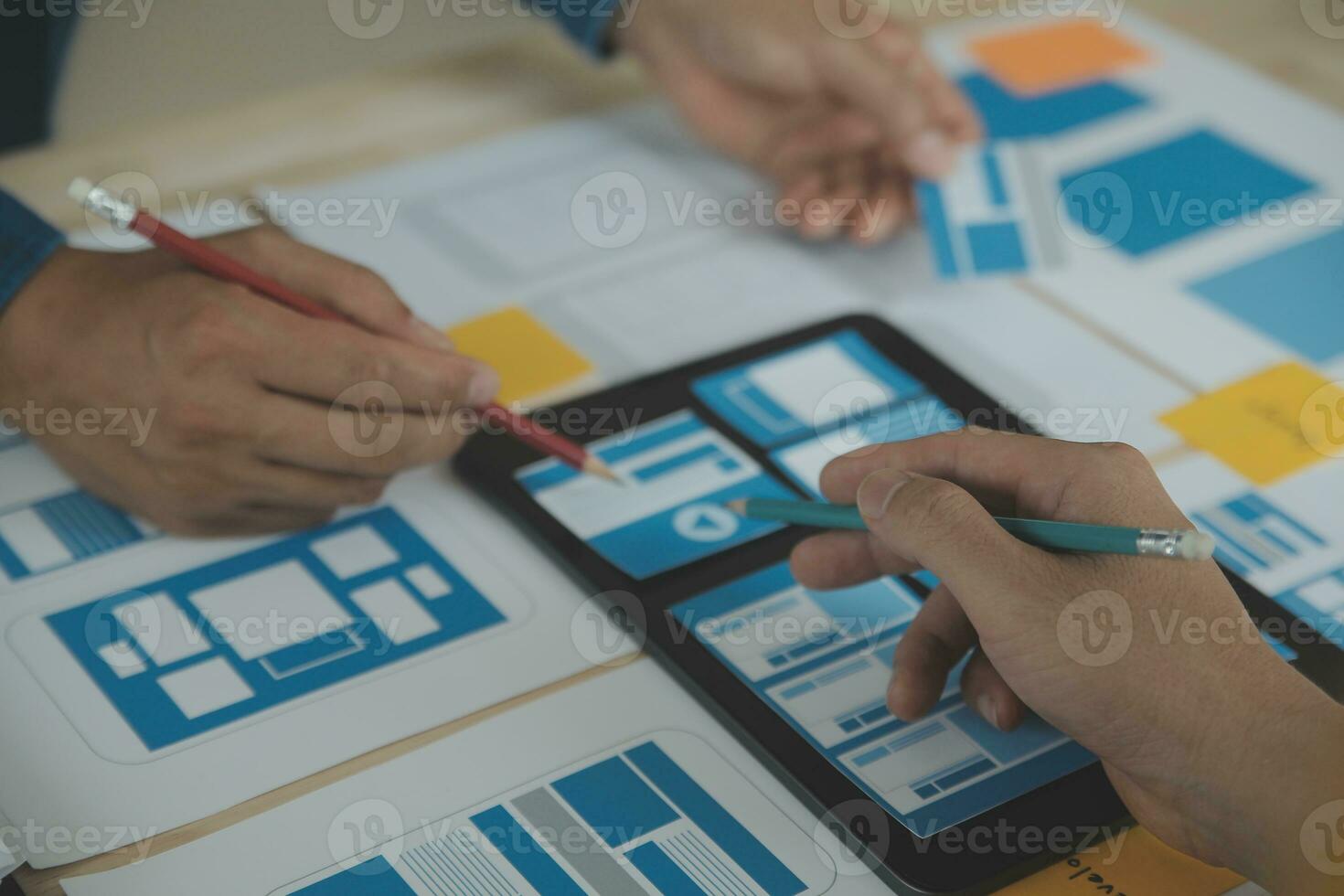UX UI and Programming development technology. 24989578 Stock Photo at ...