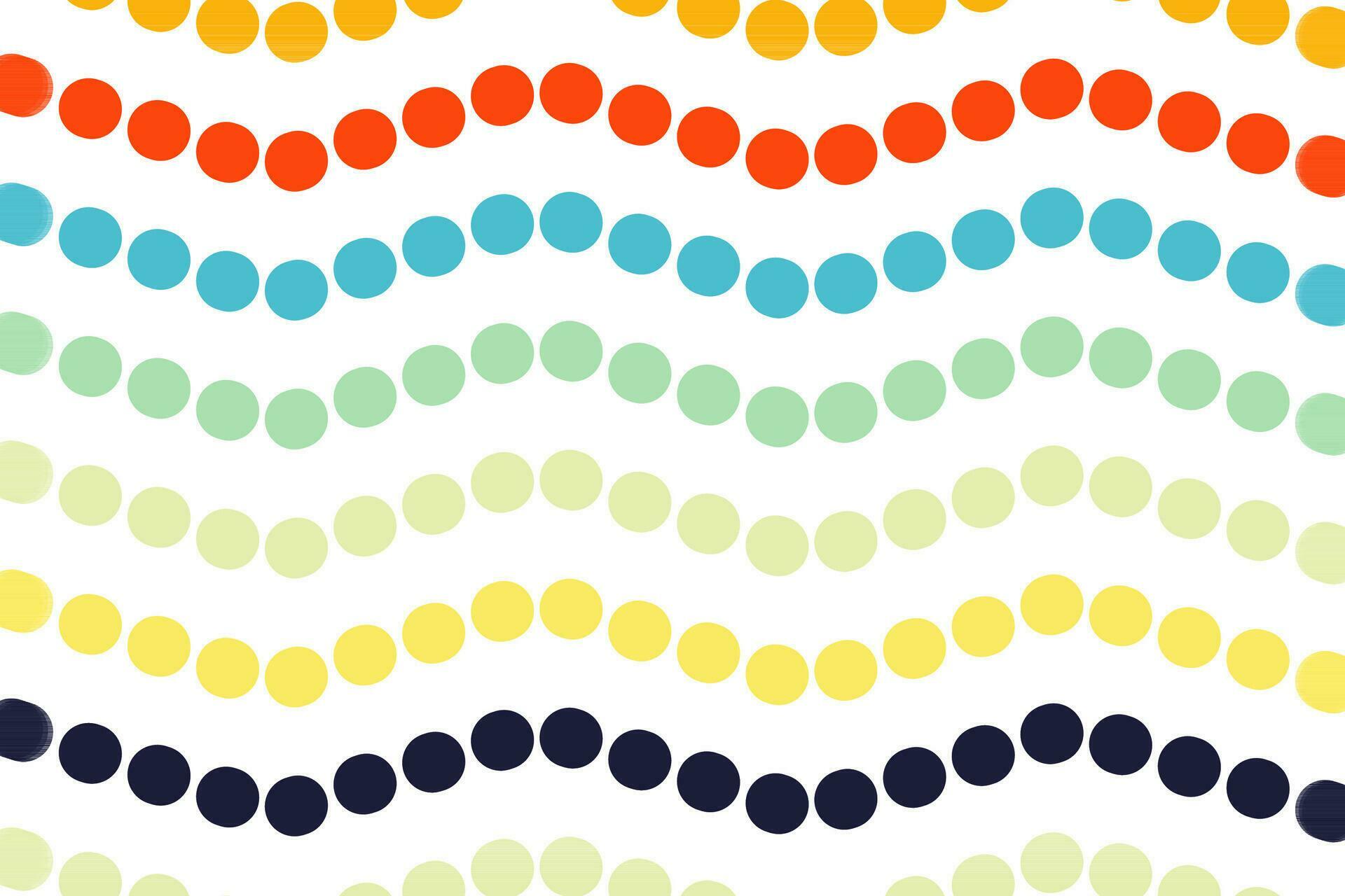 Colorful wavy dotted circle lines pattern 24991191 Vector Art at Vecteezy