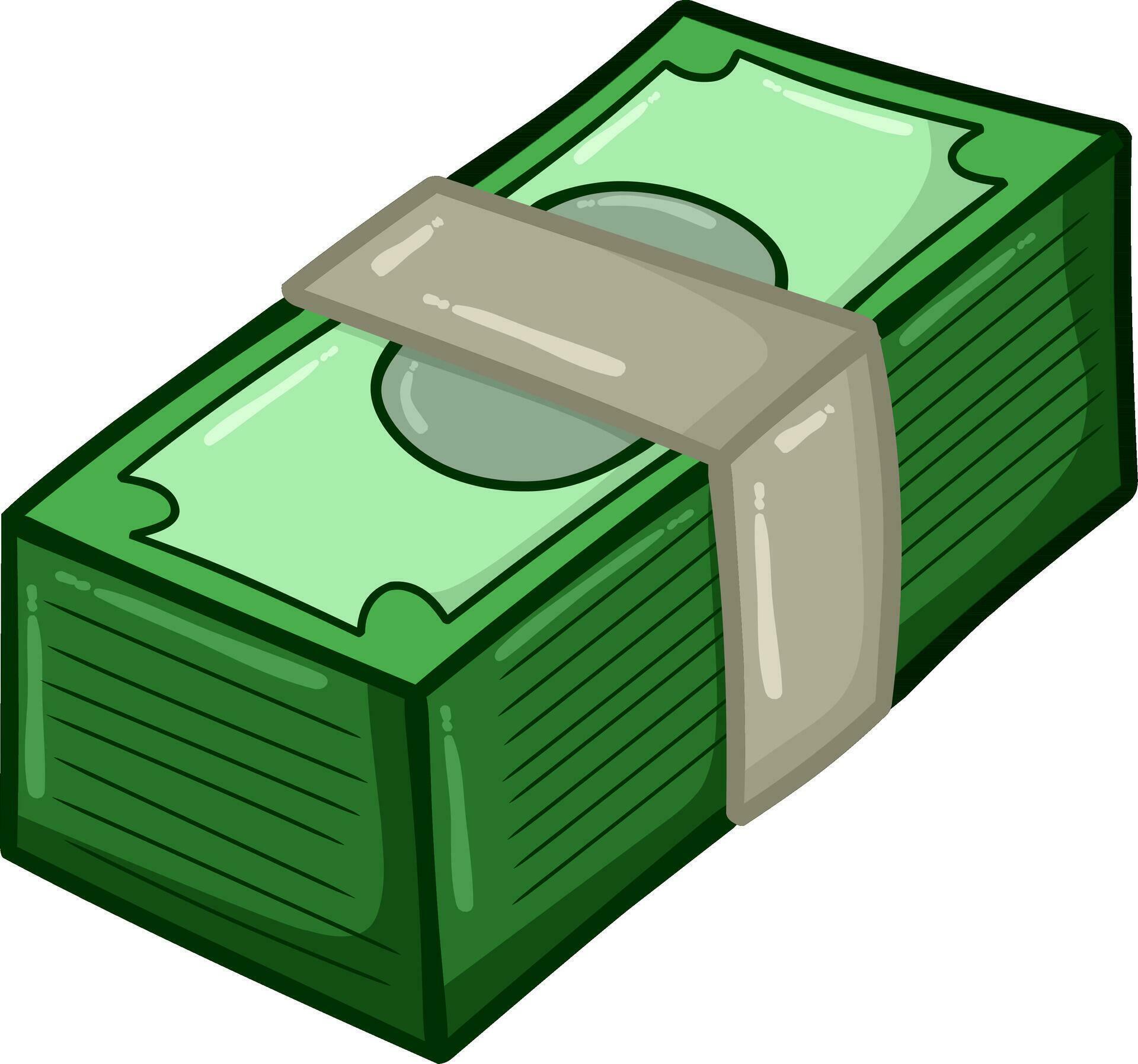 Line Cartoon stack of money on white 24992060 Vector Art at Vecteezy