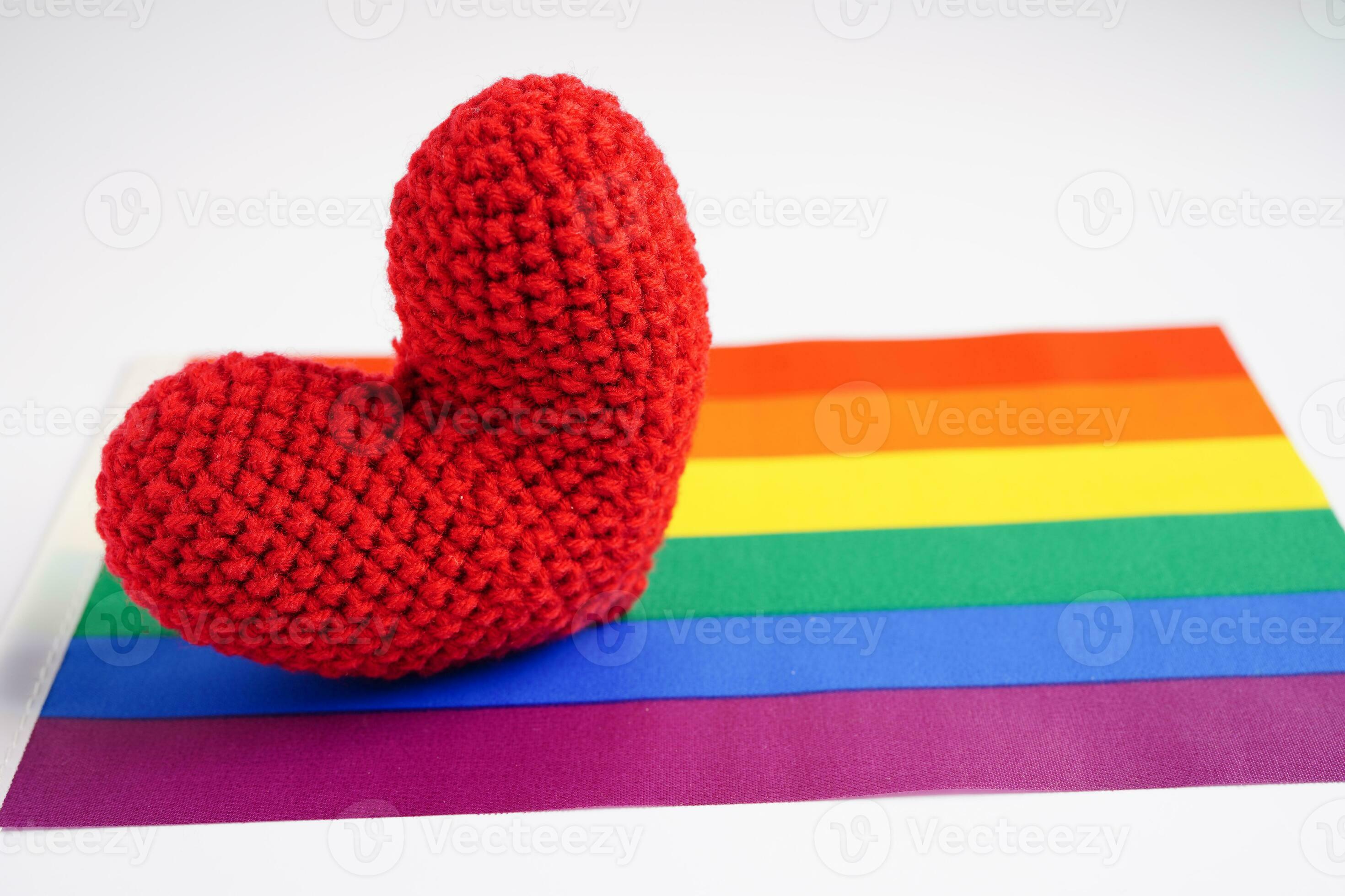 Lgbt Flag Rainbow Color Love Symbol Pride Month In June Vector
