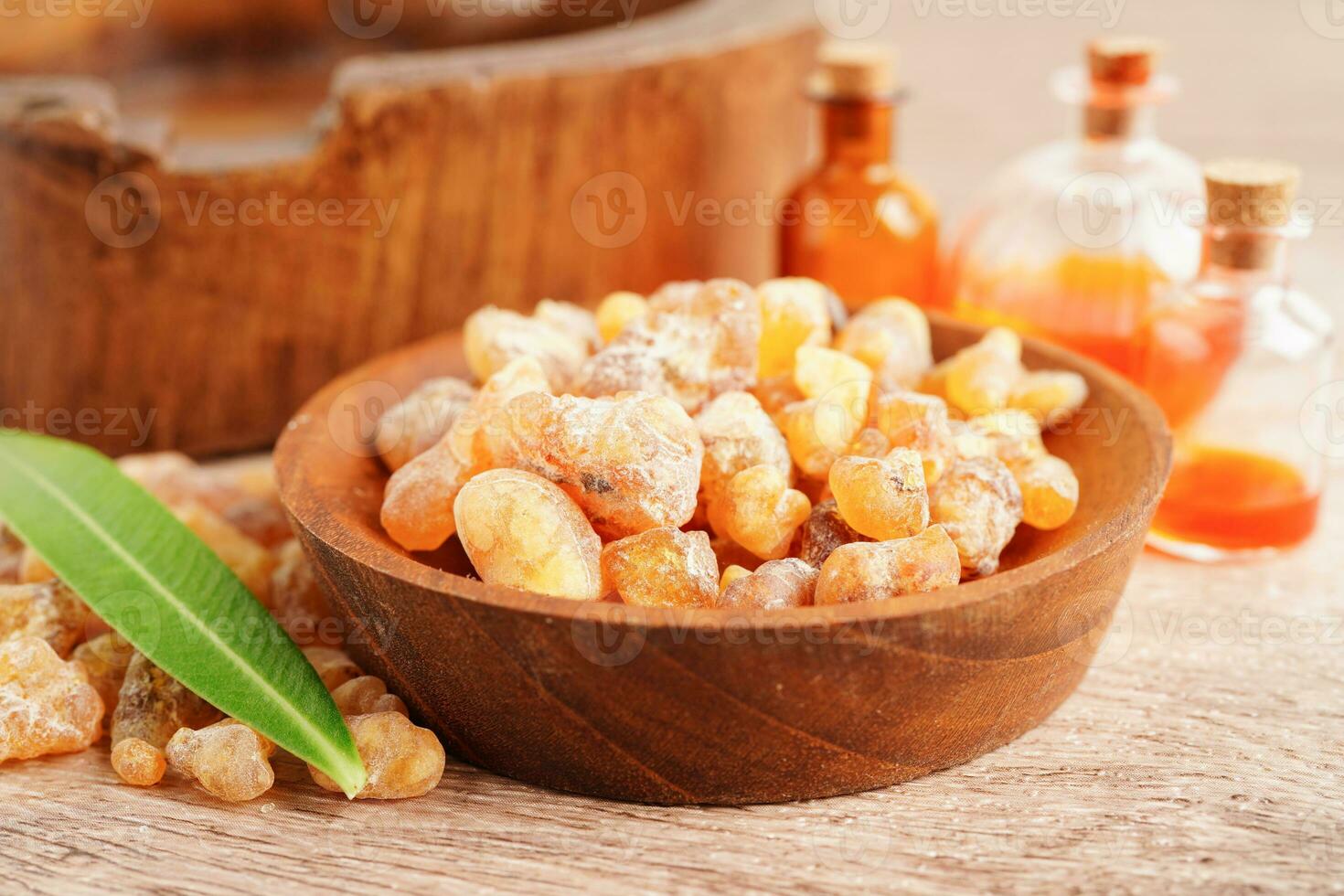 resina aromática de incienso o olíbano utilizada en incienso y perfumes ...