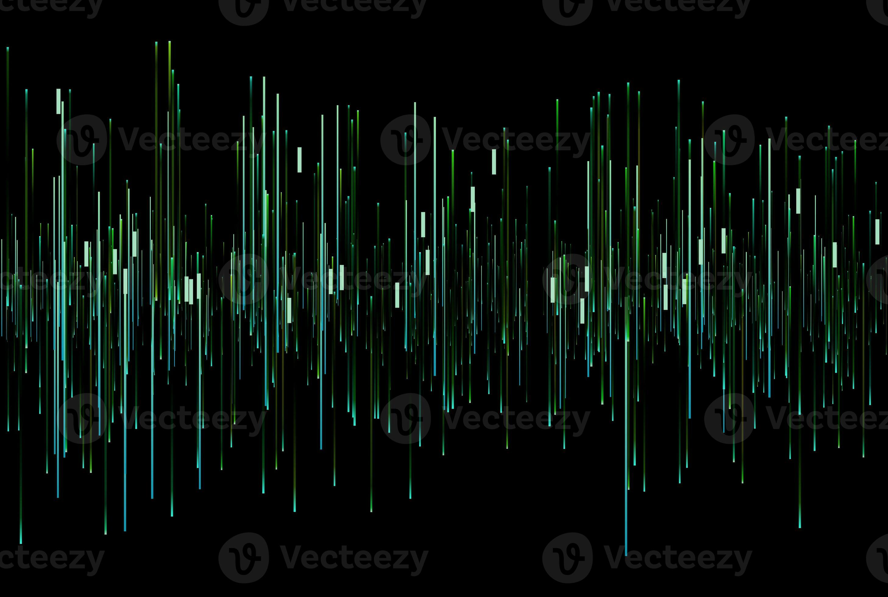 Frequency Bars Texture Musical Audio Gradient Rays Style Line Art Background 25004335 Stock