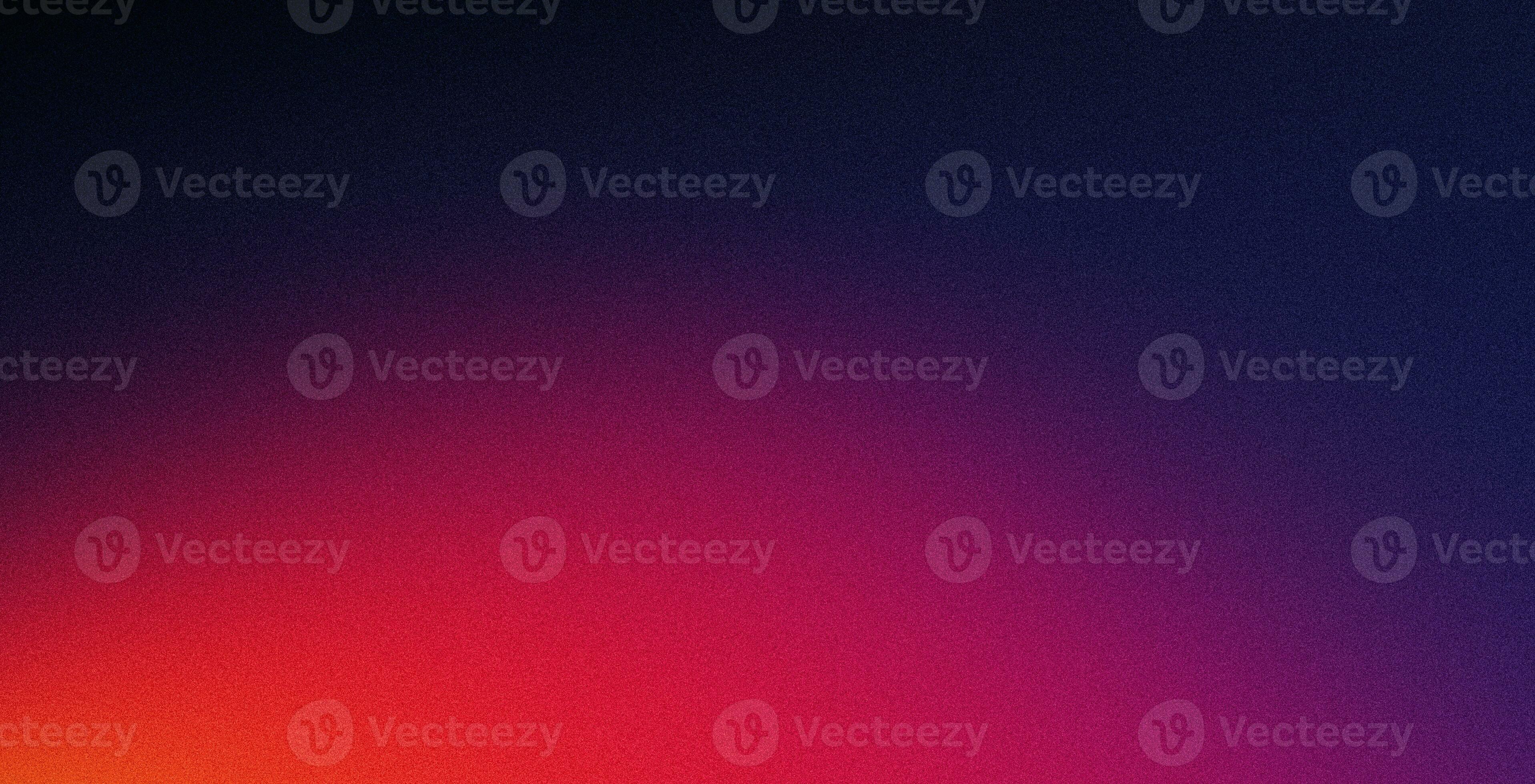 Abstract background, red orange purple dark grainy gradient noise texture glowing light wave ...