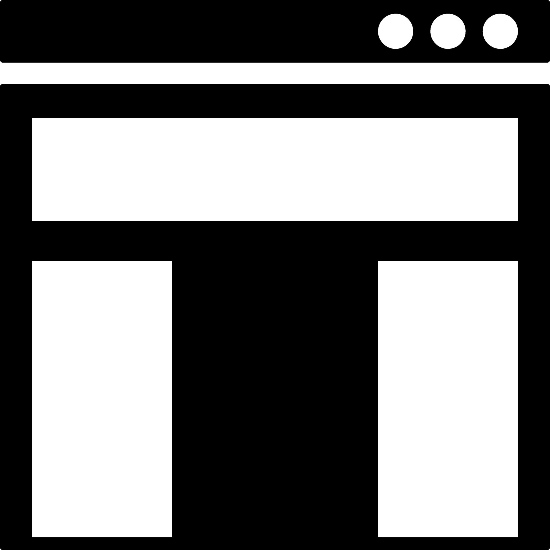 Web browser window icon in flat style. 25009762 Vector Art at Vecteezy