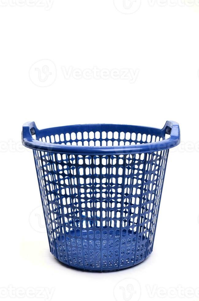 blue plastic basket isolated 25009979 Stock Photo at Vecteezy