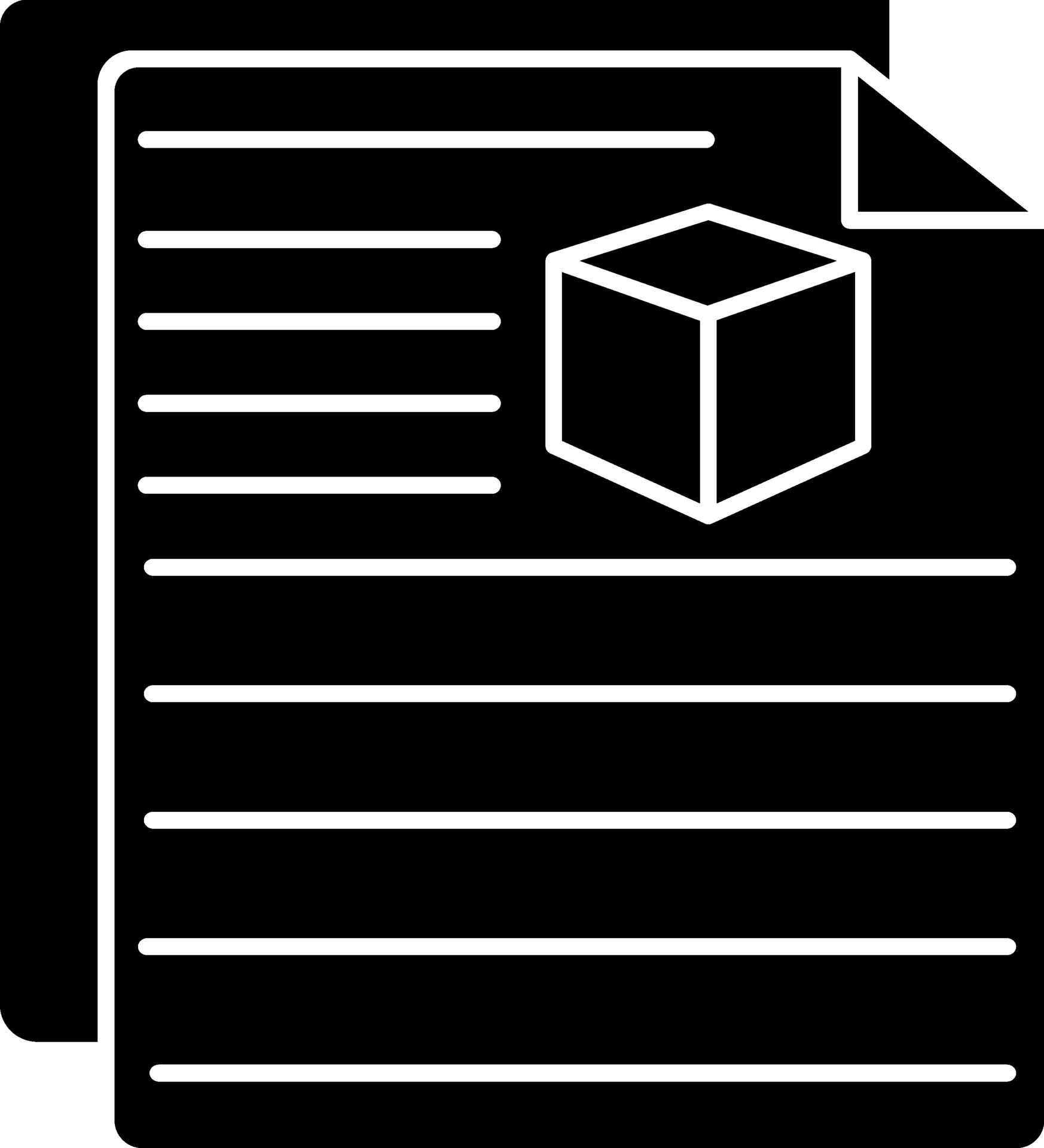 Illustration of document icon. 25013821 Vector Art at Vecteezy