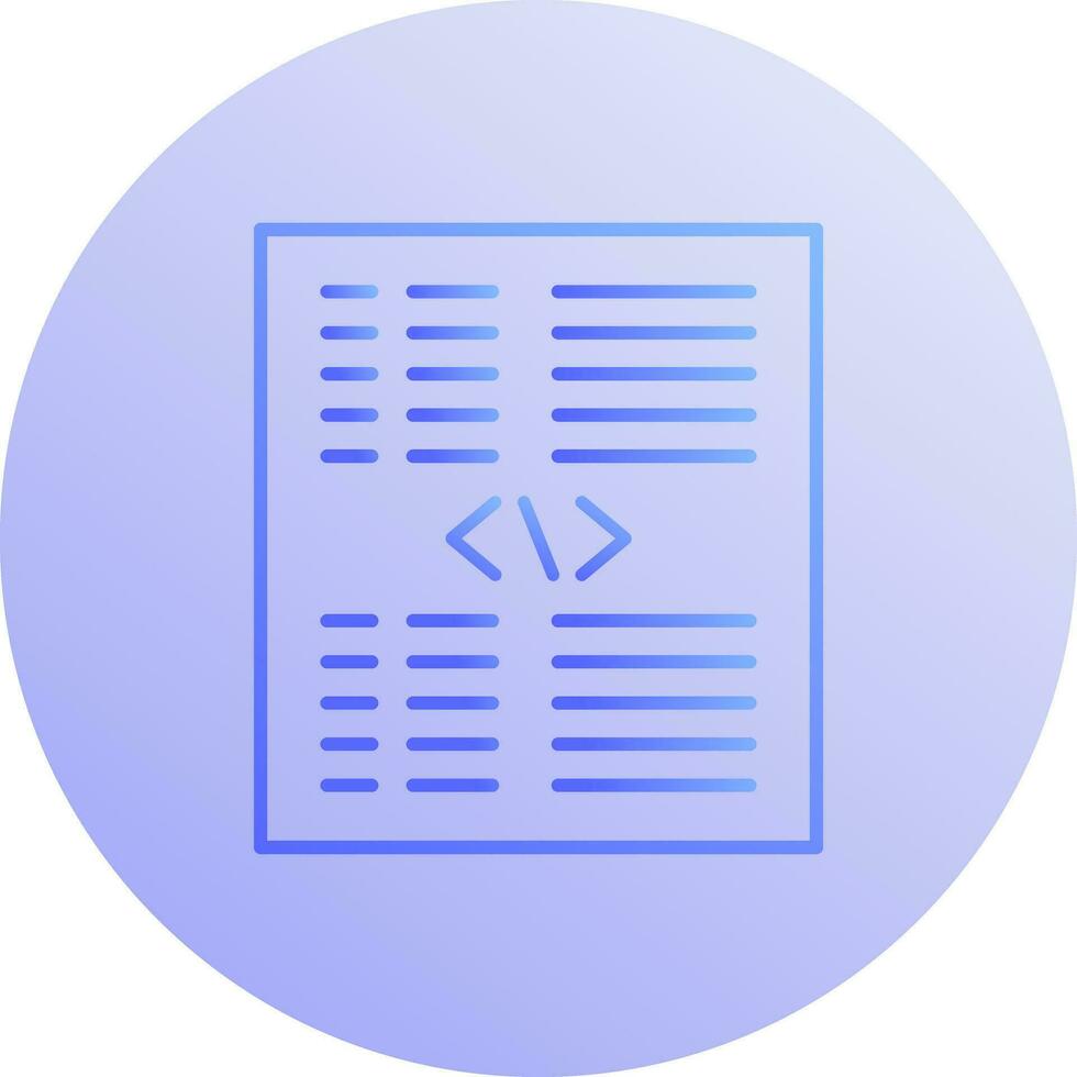 Piece of Code Vector Icon 25018009 Vector Art at Vecteezy