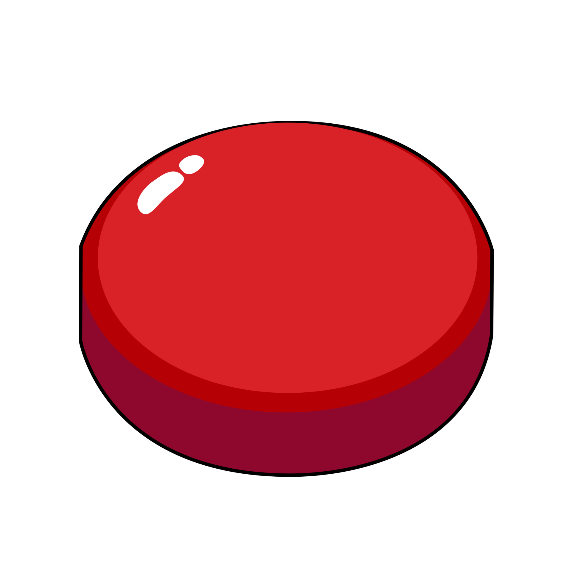 Red 3d Button Icon Background For Web Or Print Design Element 25019624 Png