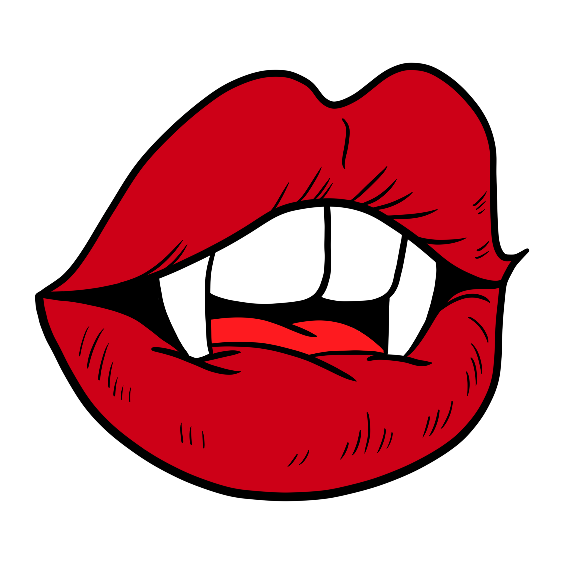 Sexy Vampire Lips 25024195 Png