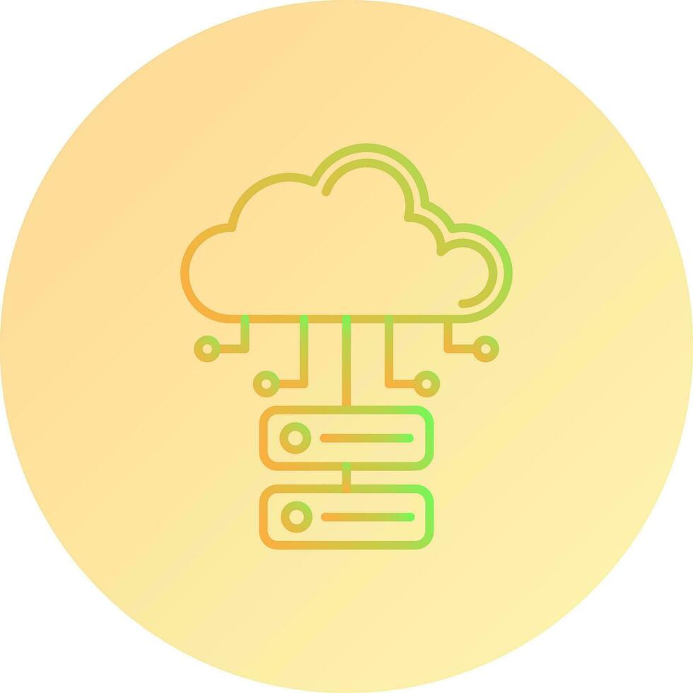 Cloud Database Vector Icon 25024208 Vector Art at Vecteezy