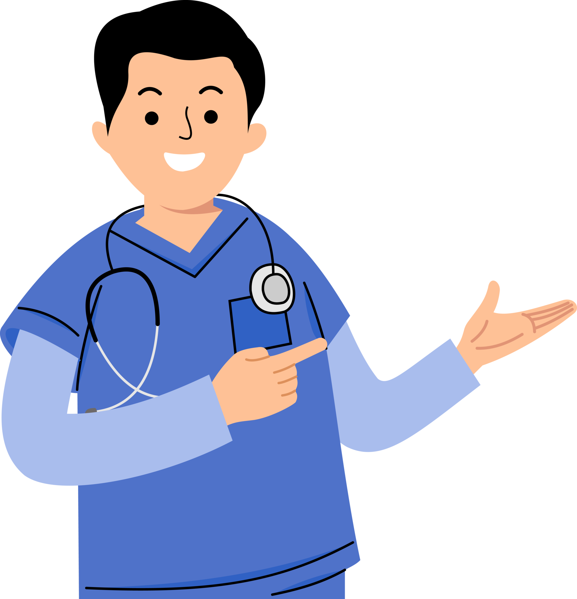 male nurse pointing towards empty room for presentation 25027365 PNG male nurse pointing towards empty room for presentation 25027365 PNG