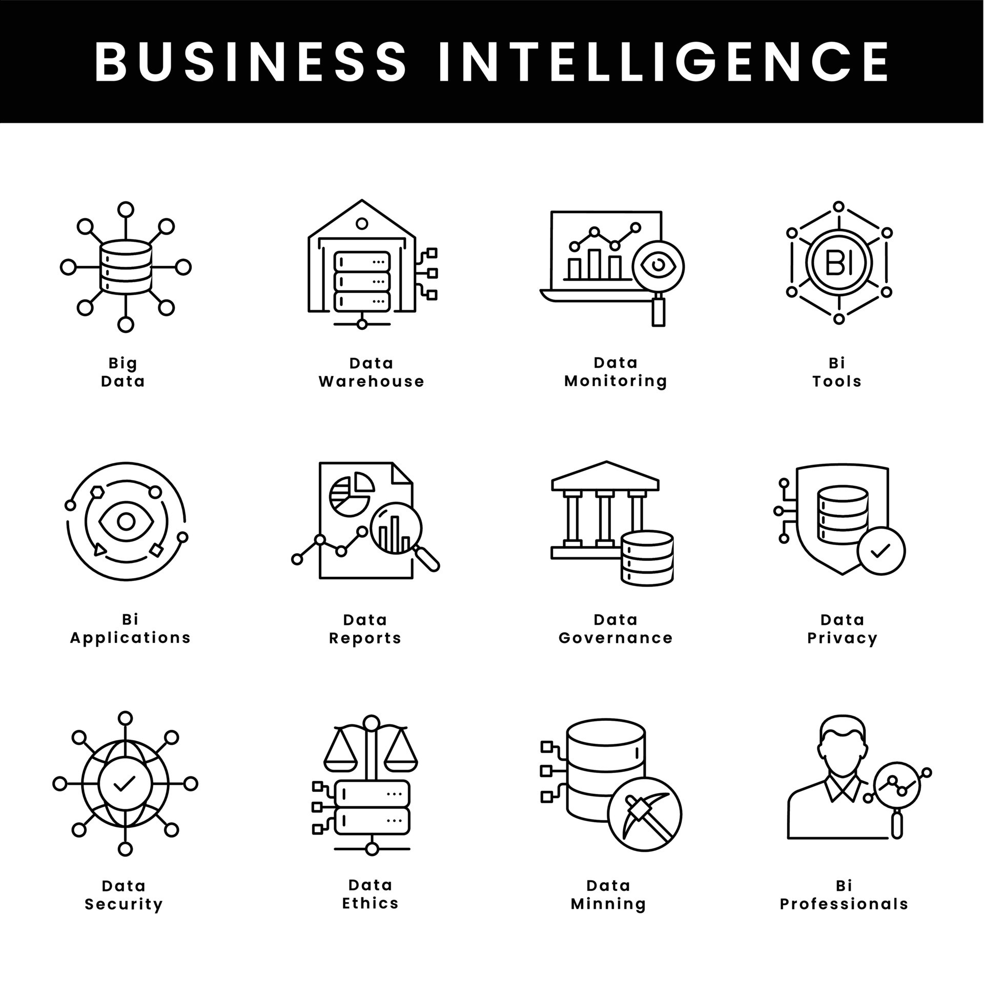 Business Intelligence Icon