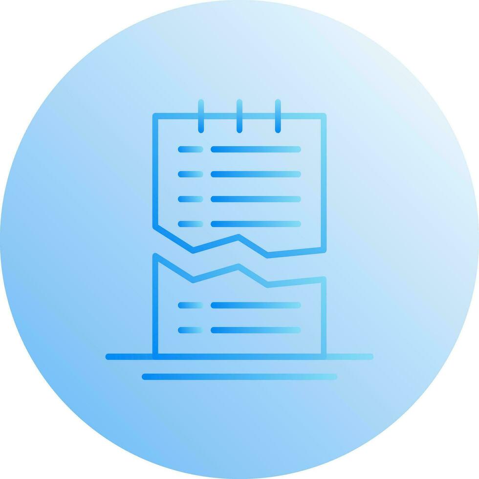 Corrupted List Vector Icon Vector Art At Vecteezy