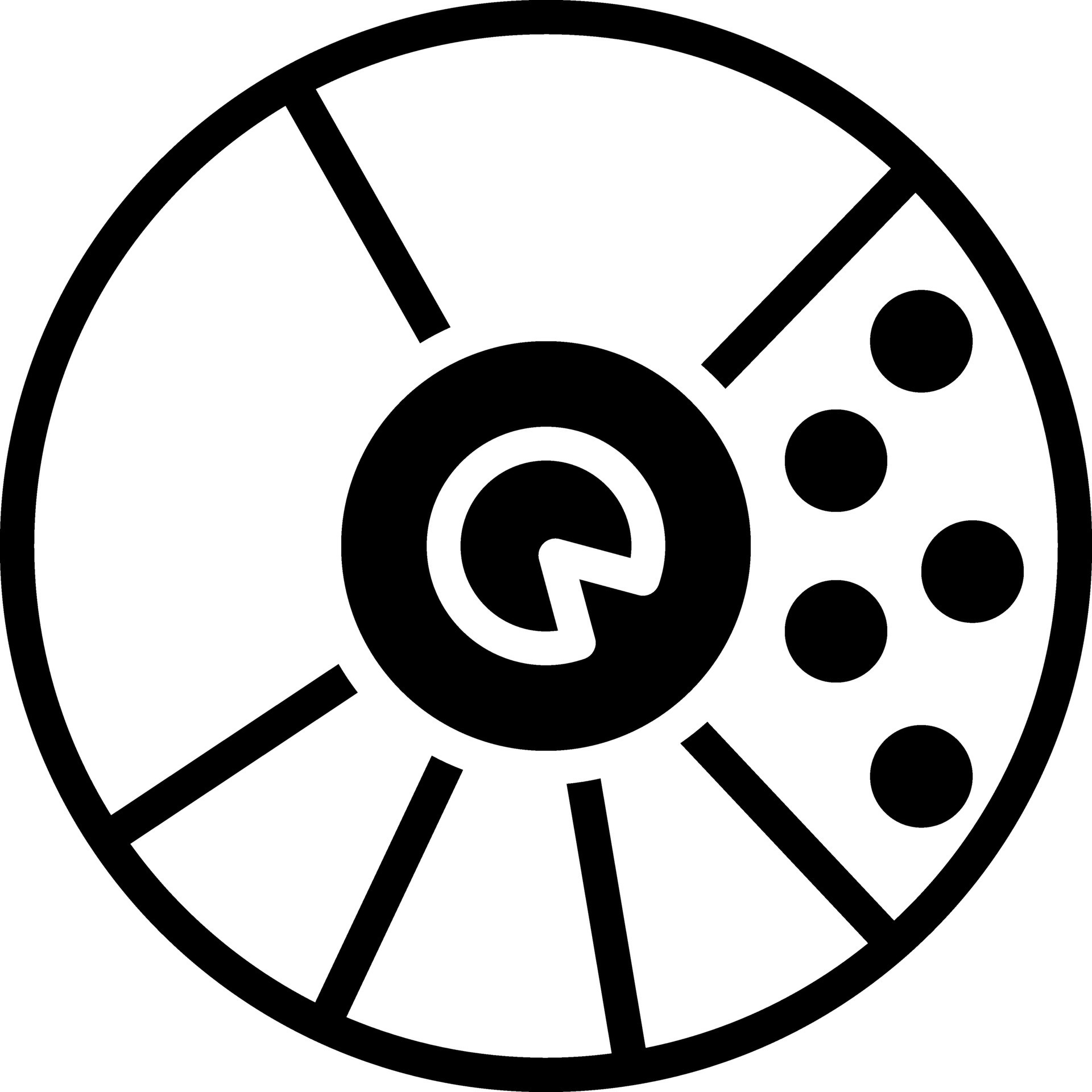 solid icon for round value chart 25036147 Vector Art at Vecteezy