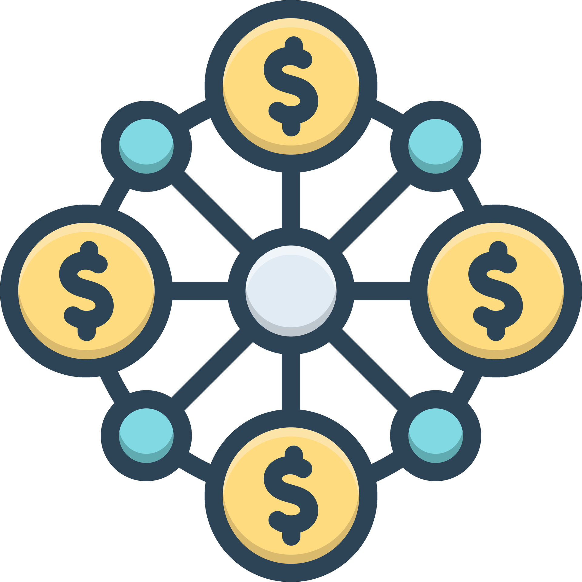 color icon for multiple 25036804 Vector Art at Vecteezy