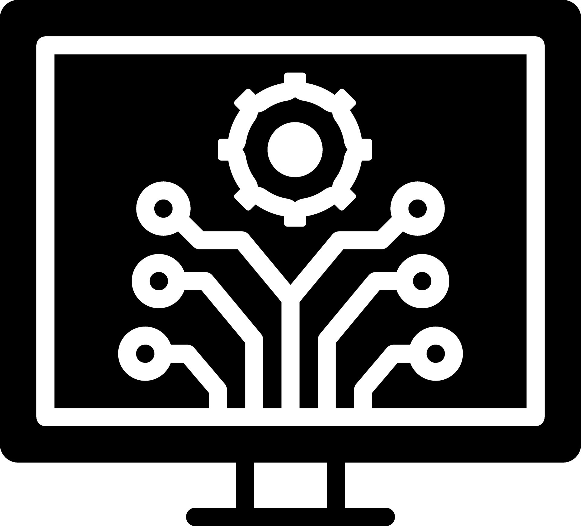 solid icon for development 25036809 Vector Art at Vecteezy