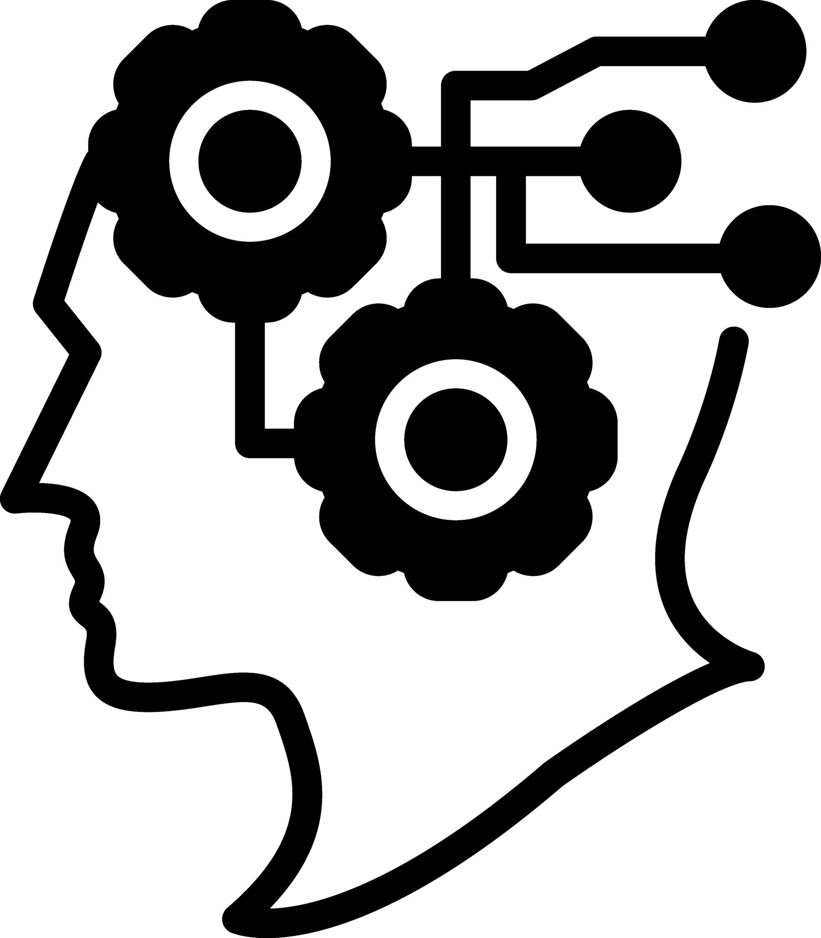 solid icon for intelligence 25036903 Vector Art at Vecteezy