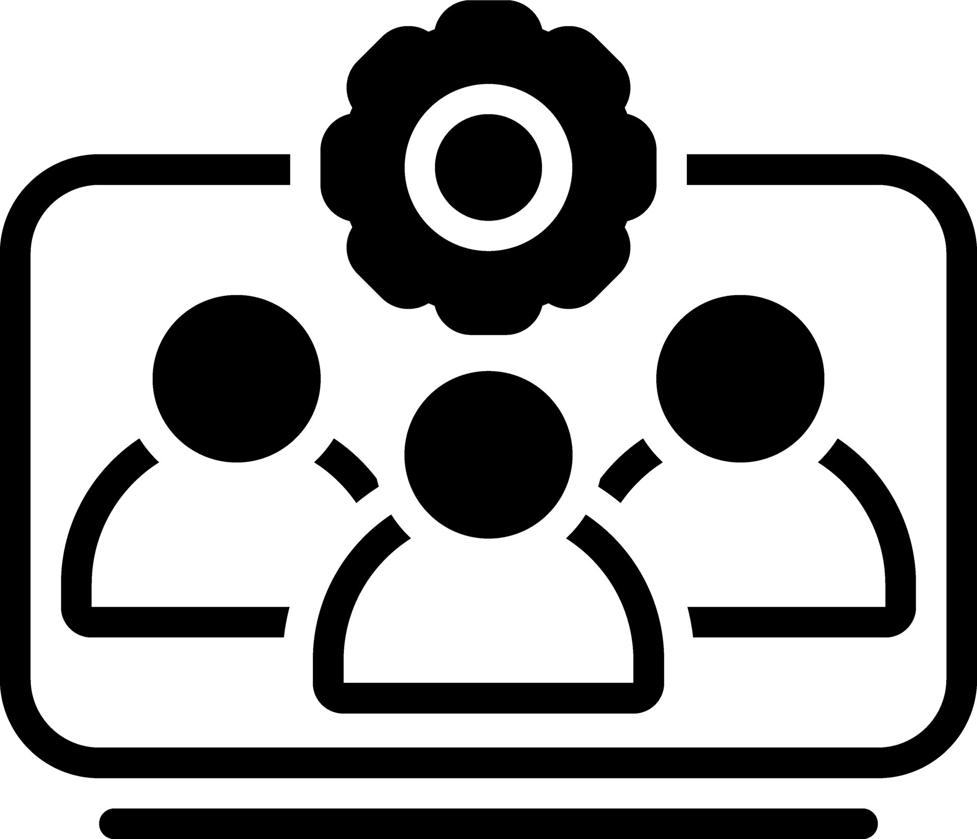 solid icon for team working 25036958 Vector Art at Vecteezy