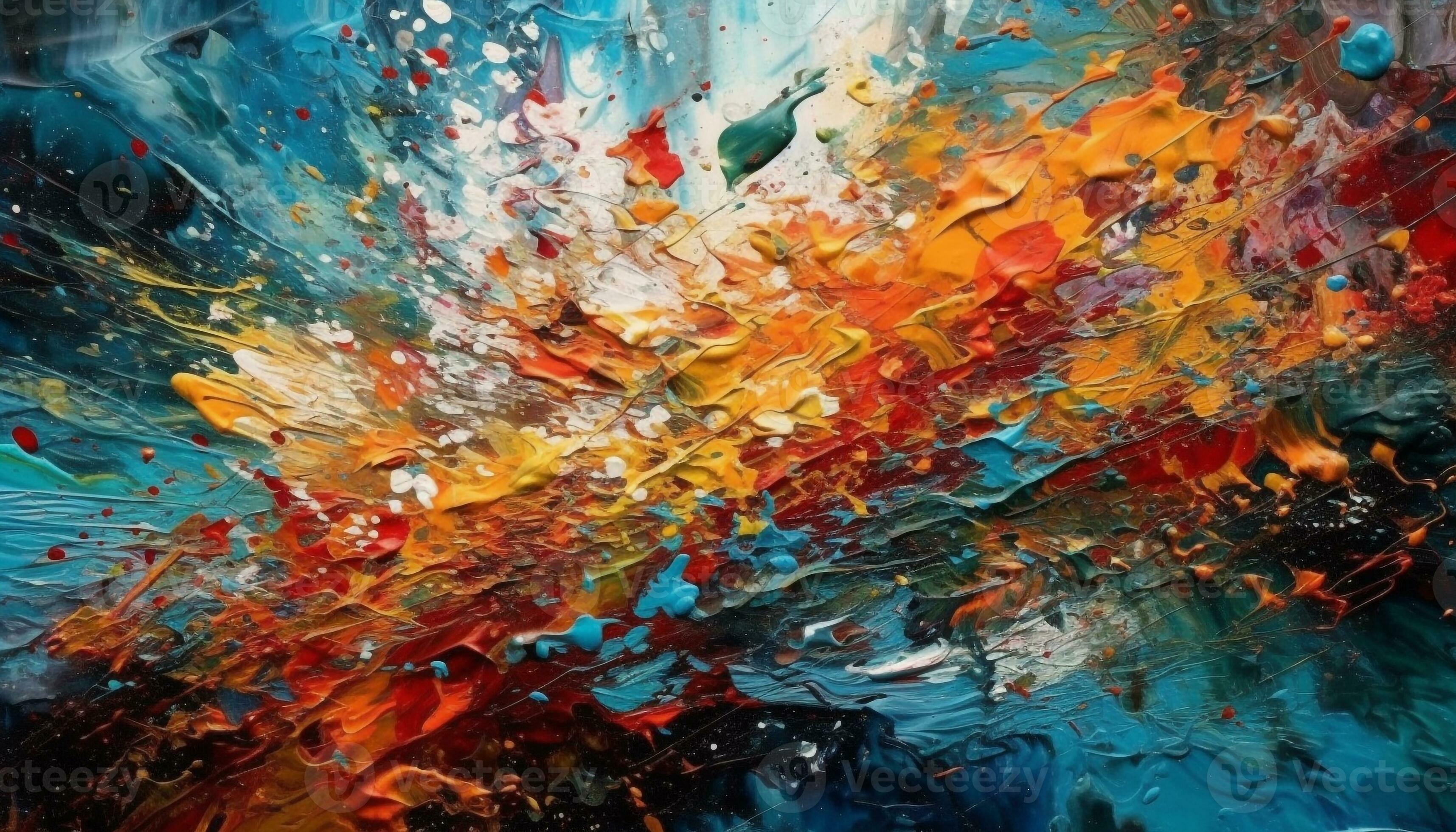 Acrylic Paintings Abstract Techniques