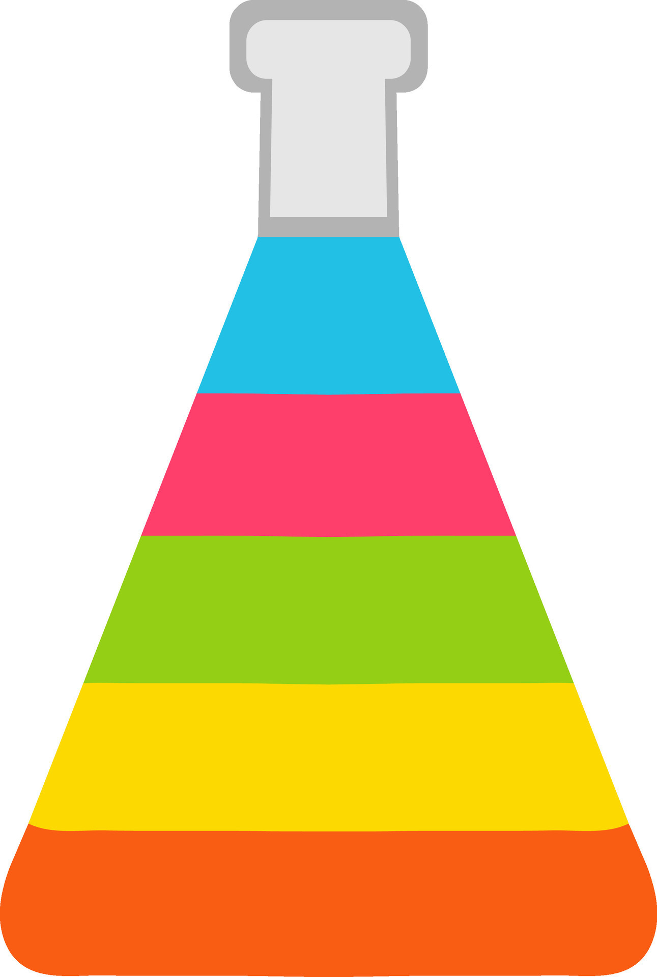 Flask shaped infographic element for Business. 25056561 Vector Art at ...