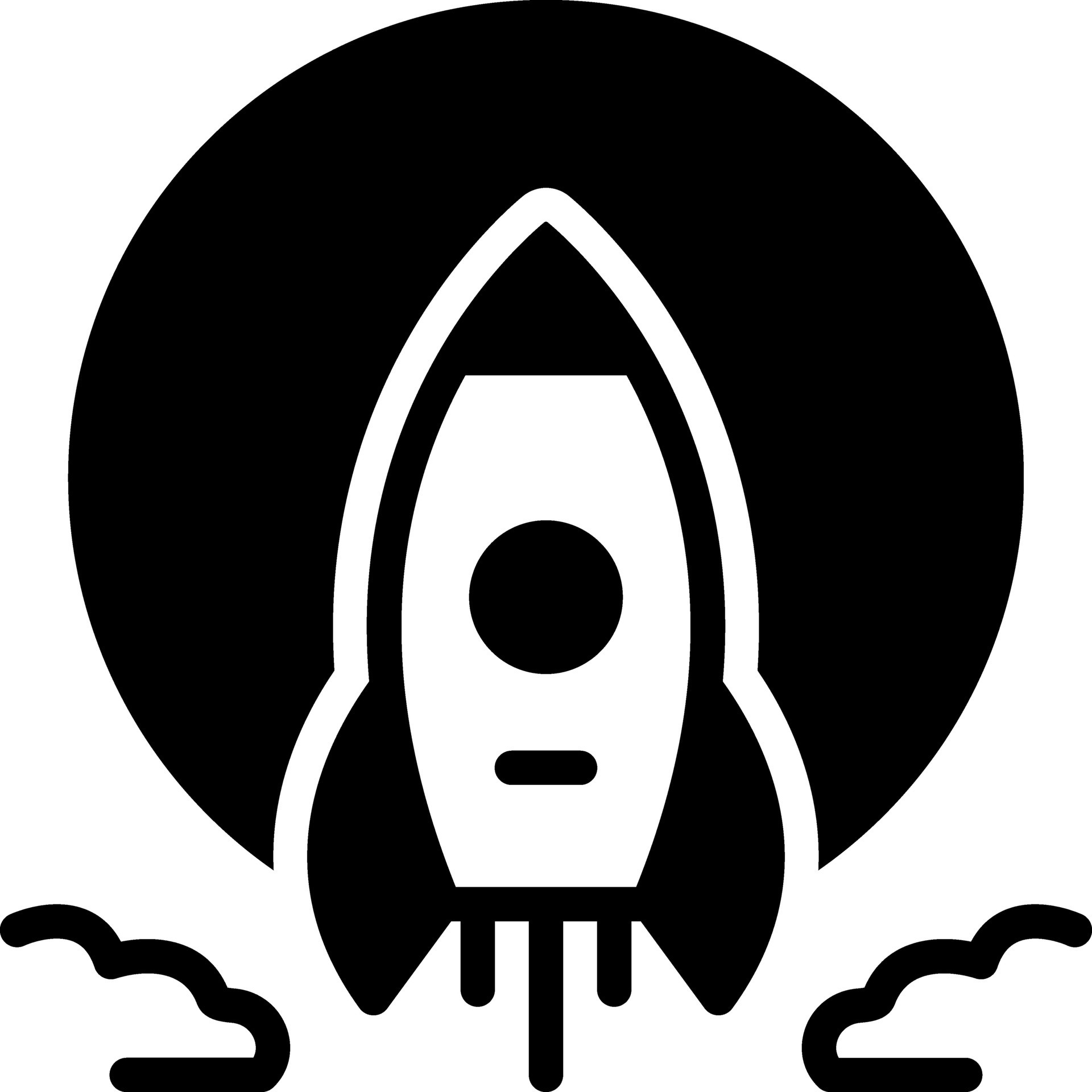 solid icon for launch 25058248 Vector Art at Vecteezy