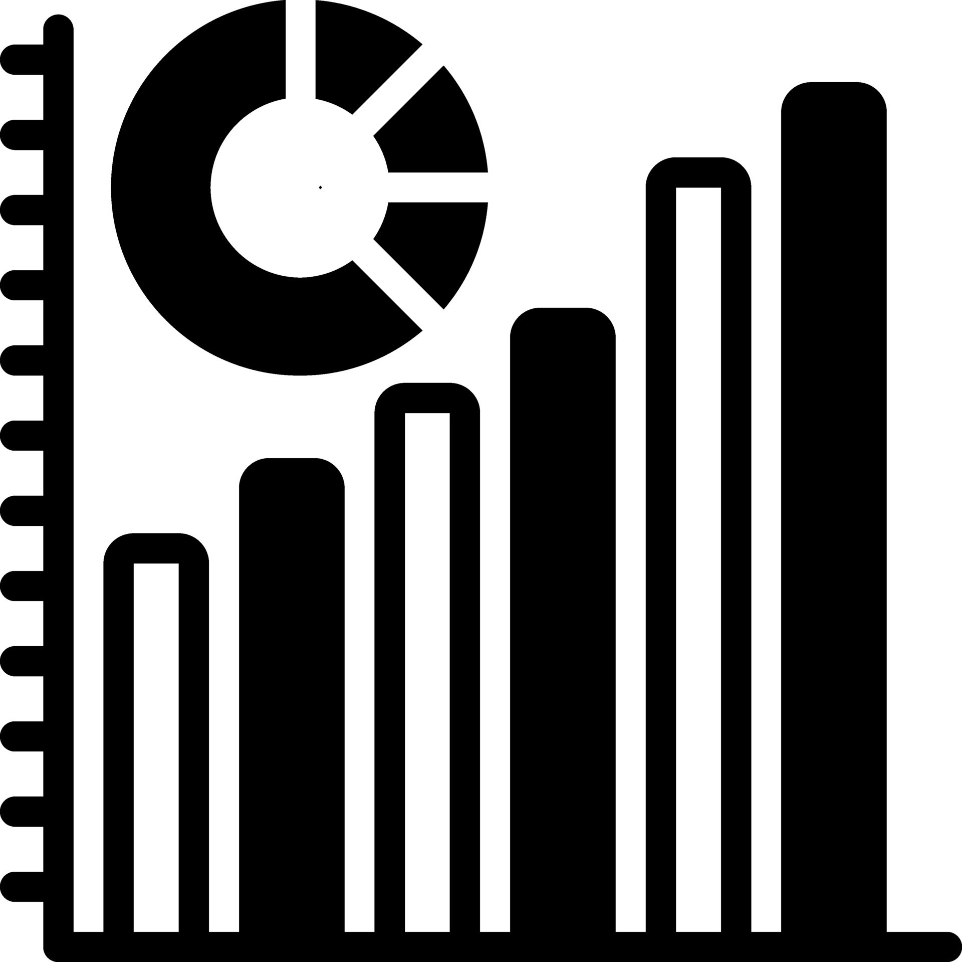 solid icon for statistics 25059006 Vector Art at Vecteezy