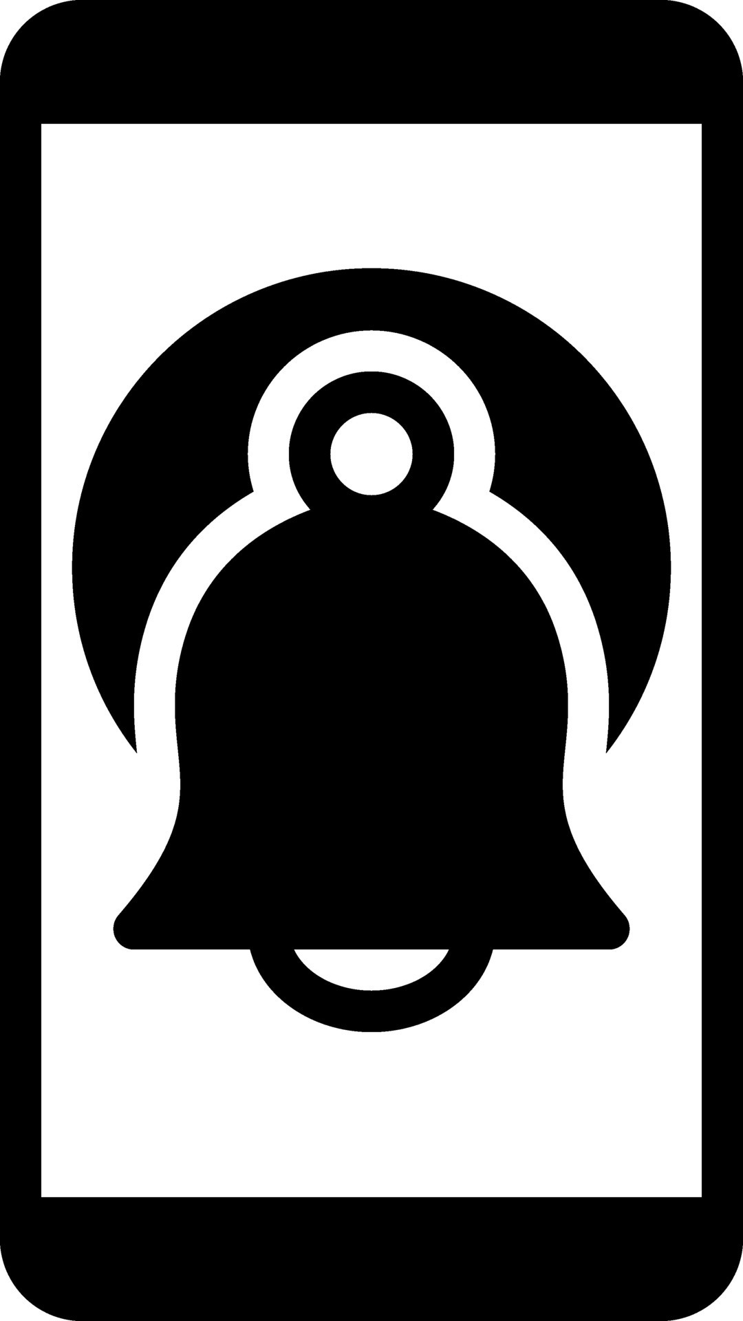 solid icon for reminder 25059024 Vector Art at Vecteezy